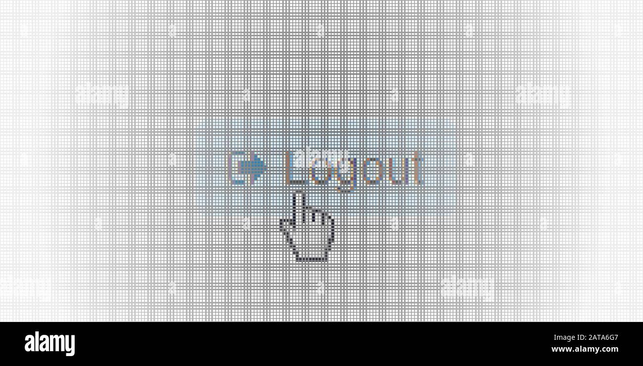 Logout hi-res stock photography and images - Alamy