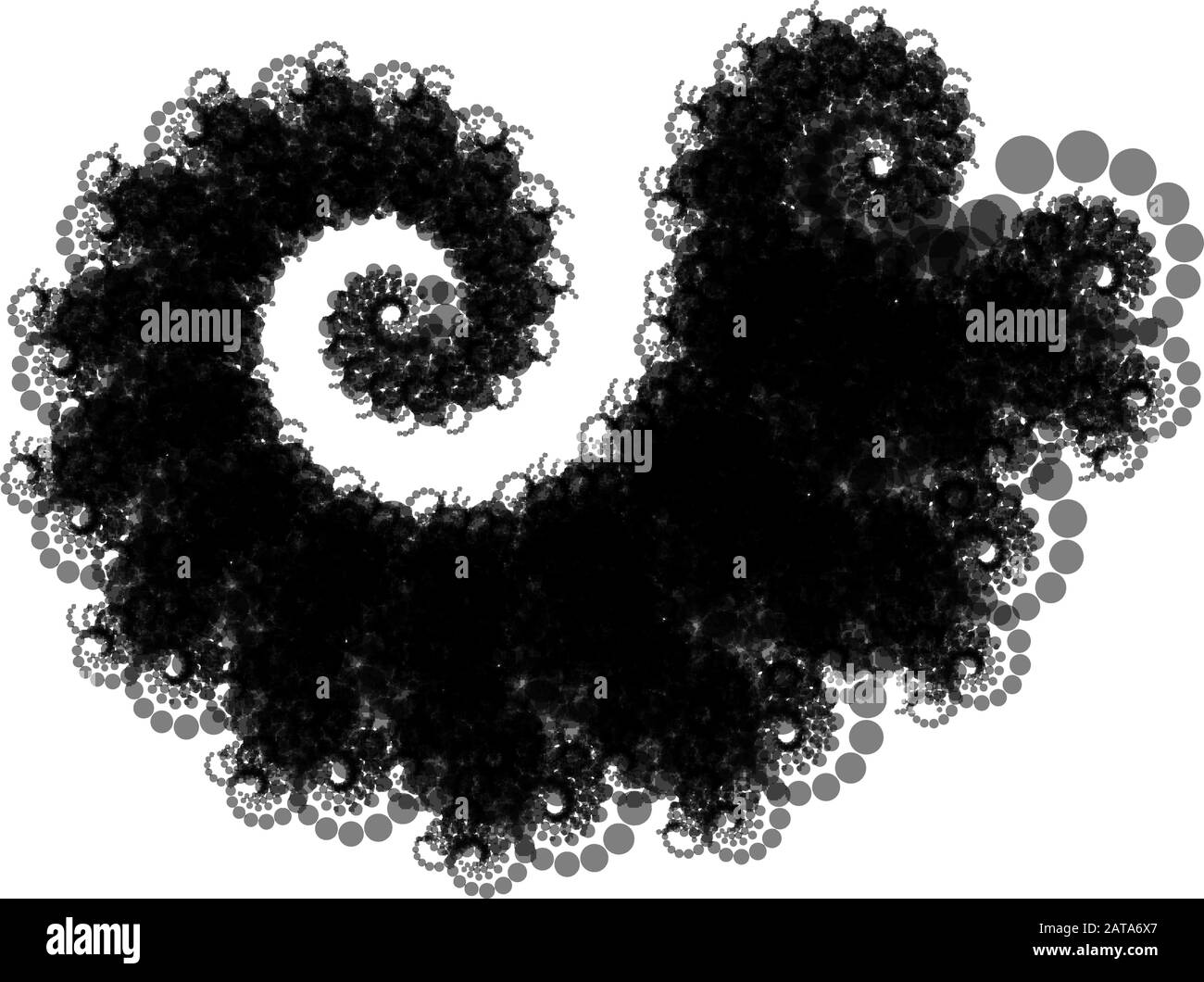 Spiral vector fractal hi-res stock photography and images - Alamy