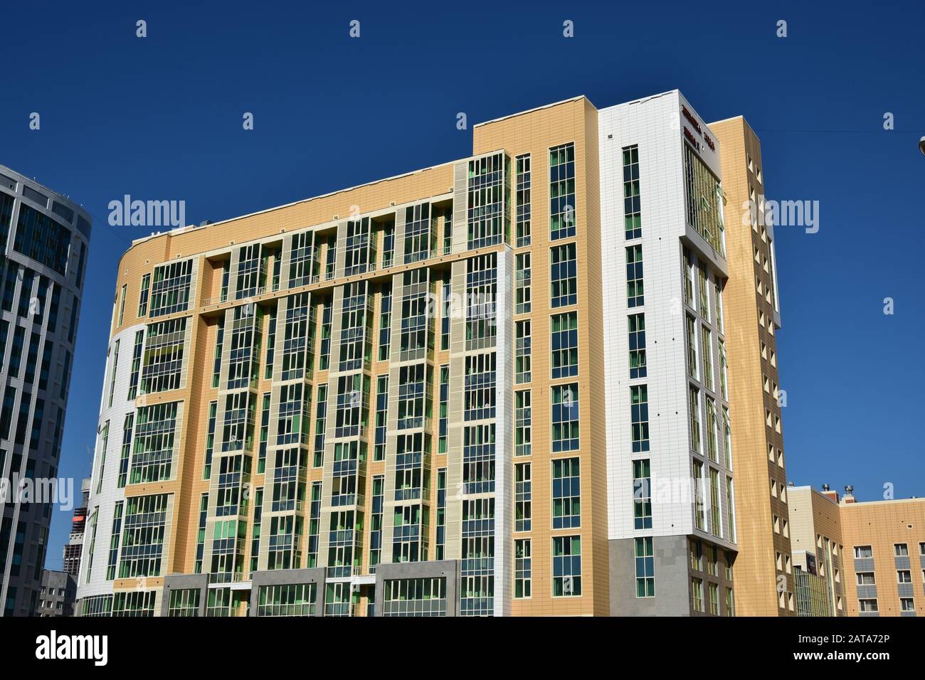 Modern buildings in Astana (Nur-Sultan), capital of Kazakhstan Stock ...