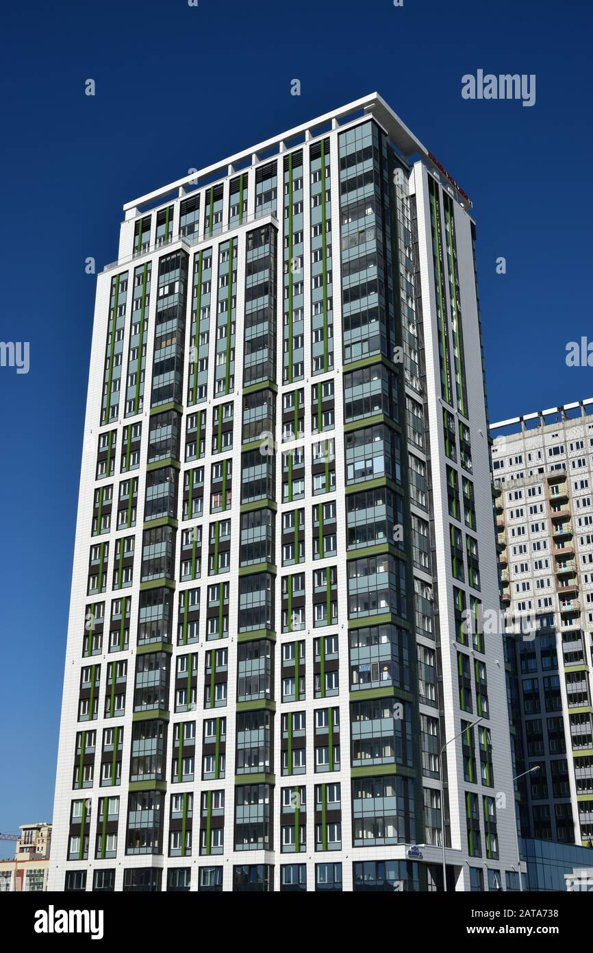 Modern buildings in Astana (Nur-Sultan), capital of Kazakhstan Stock ...