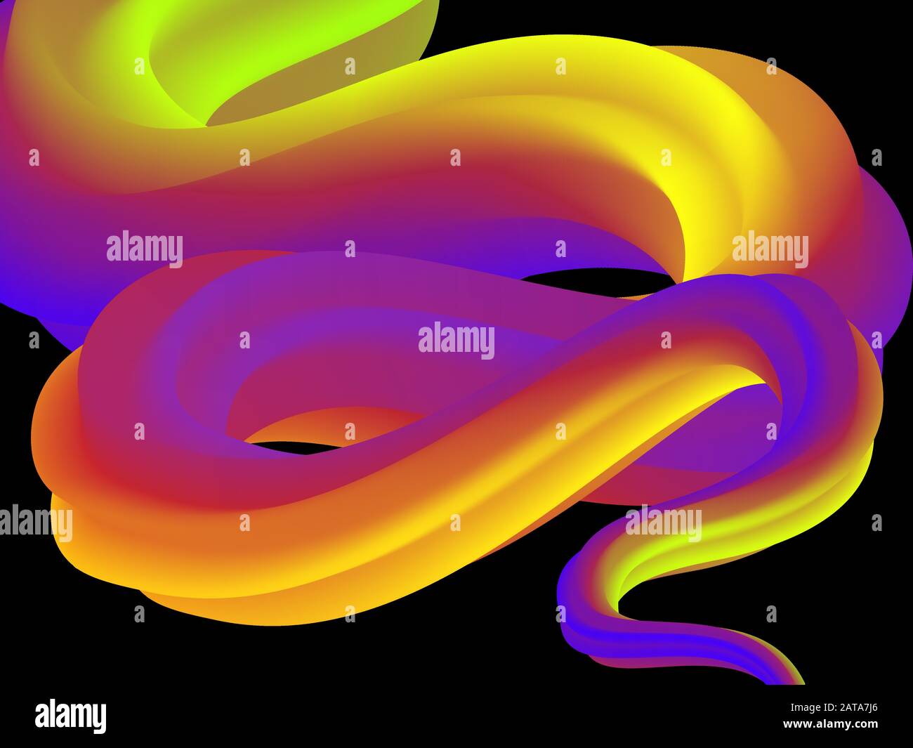 Vector Neon Bright Brushstroke - Luminescent Gel Paint Smear Design ...