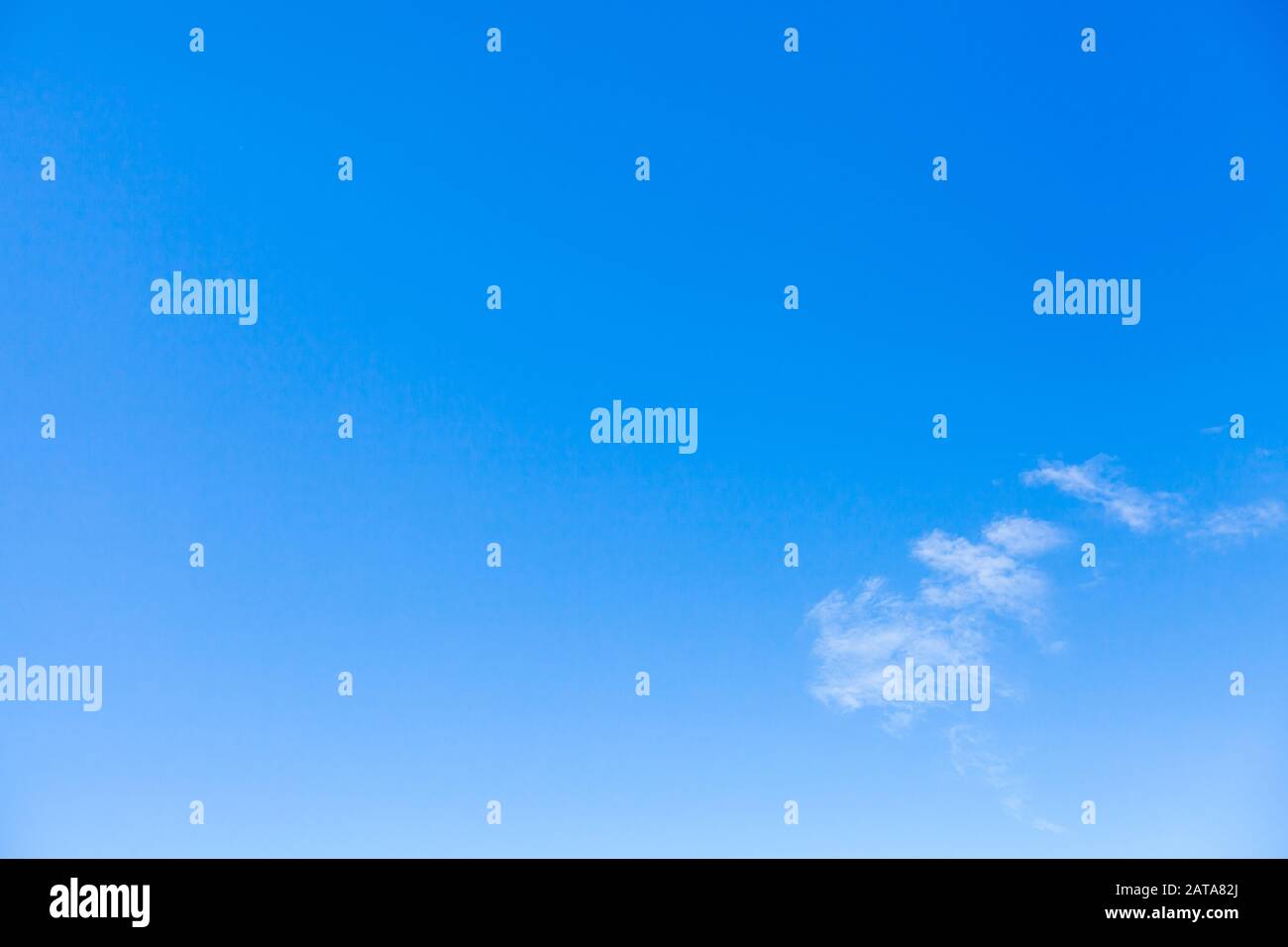 Group of small white clouds in blue sky, natural background photo ...