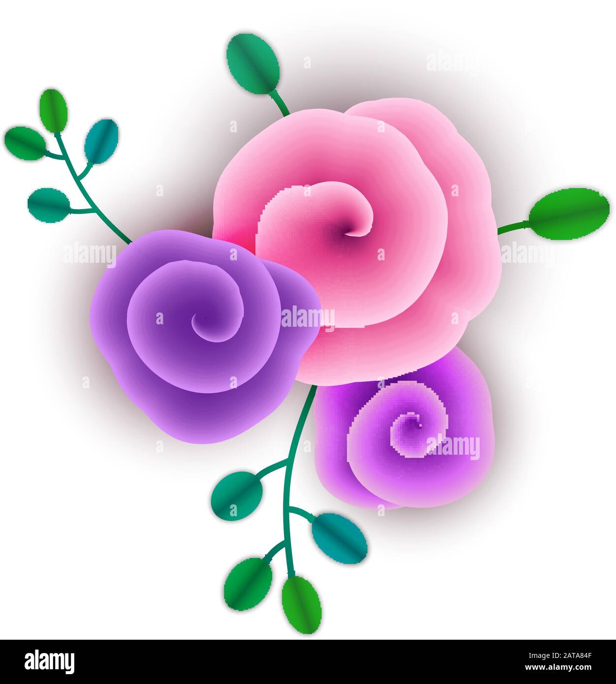 Papercraft quilling Cut Out Stock Images & Pictures - Alamy