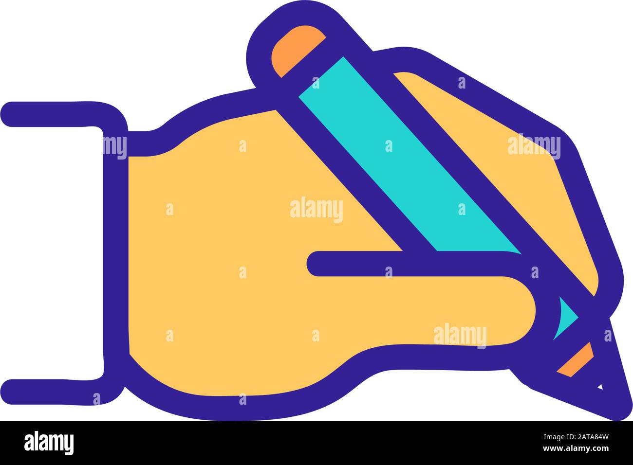Journalism icon vector. Isolated contour symbol illustration Stock ...