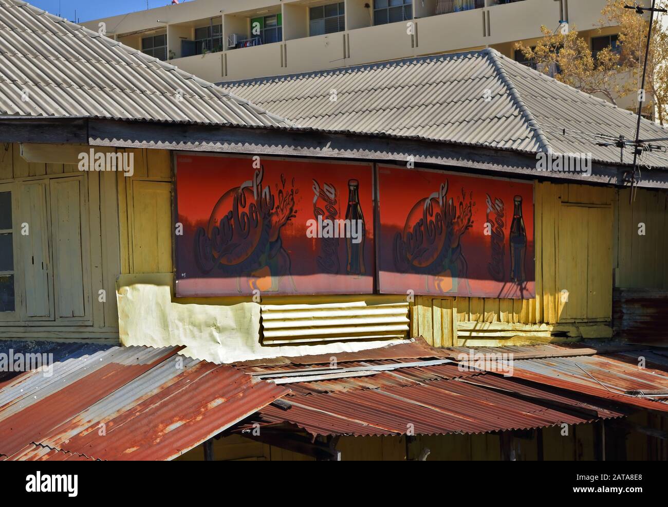 Retro coca cola sign hi-res stock photography and images - Alamy