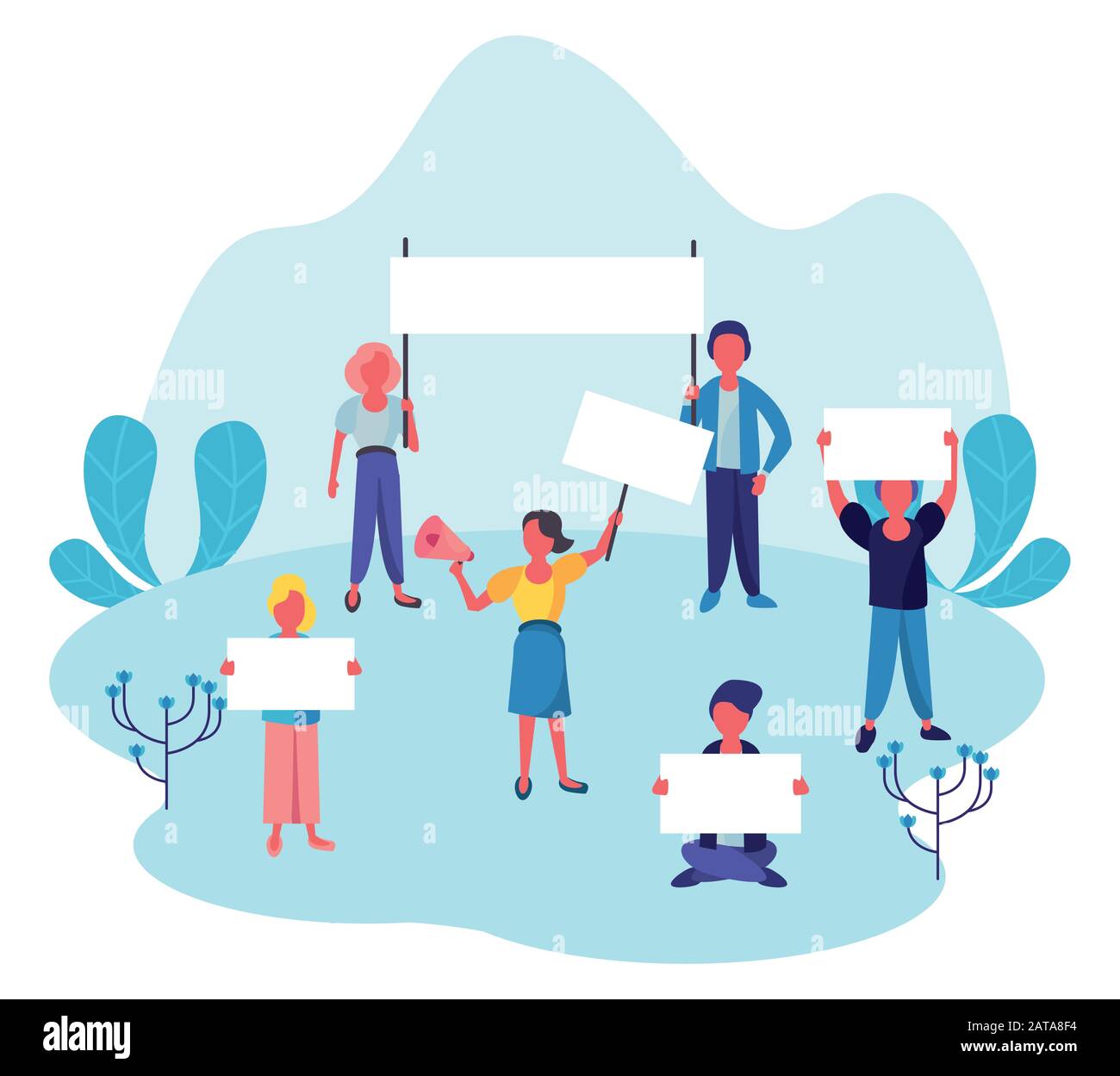 Forest rebellion Stock Vector Images - Alamy