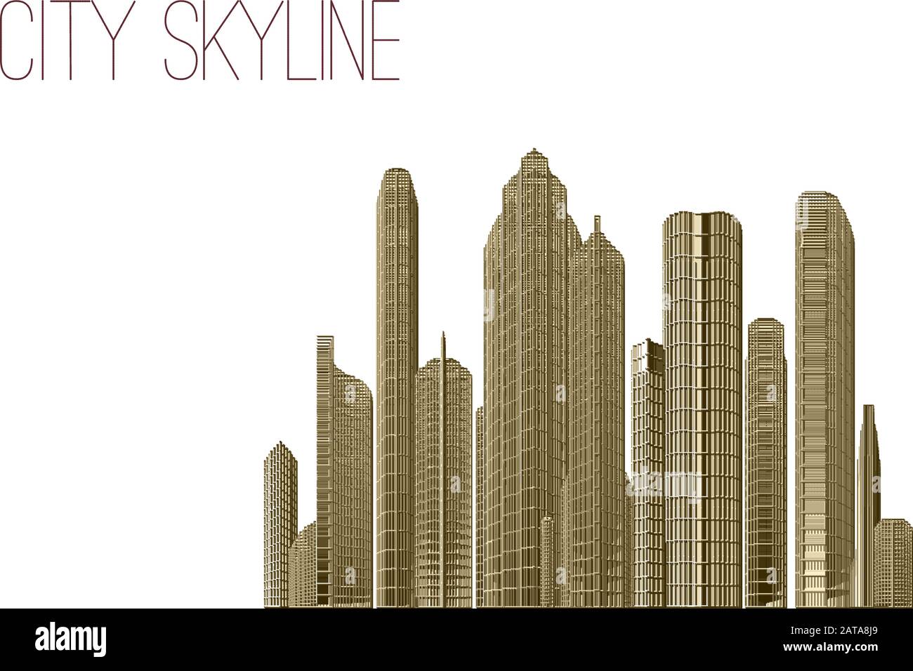 Drawing high rise buildings hi-res stock photography and images - Alamy