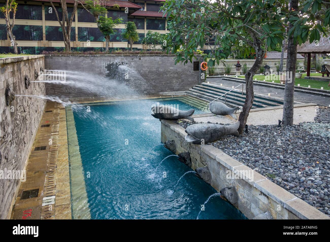 Intercontinental Hotel and Resort, Jimbaran Bay, Bali, Indonesia Stock ...