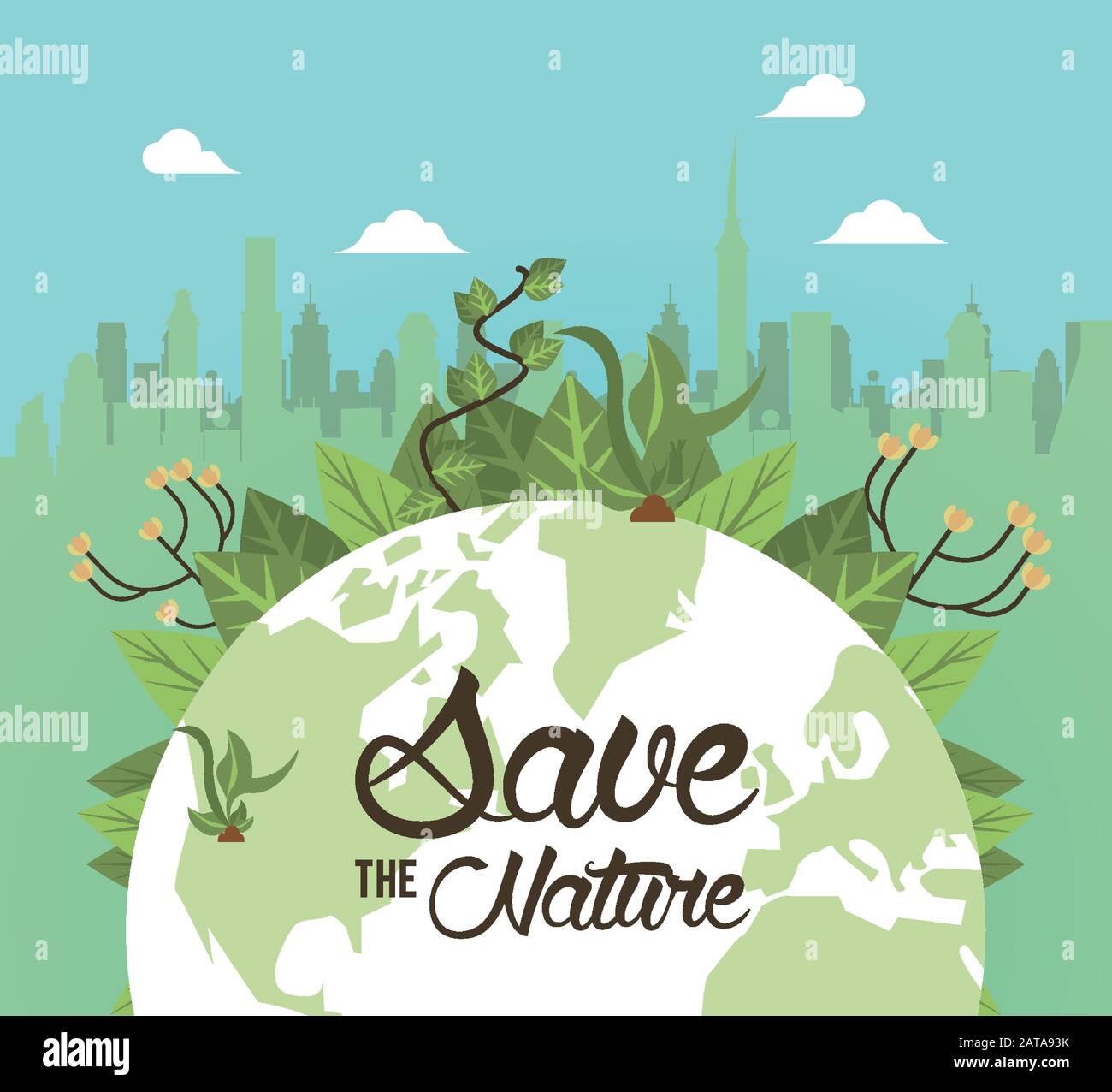 Protect plants Stock Vector Images - Alamy