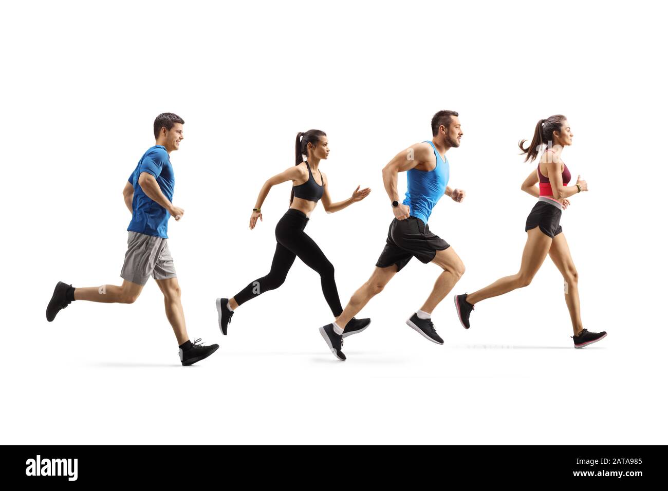 Group run exercise hi-res stock photography and images - Alamy
