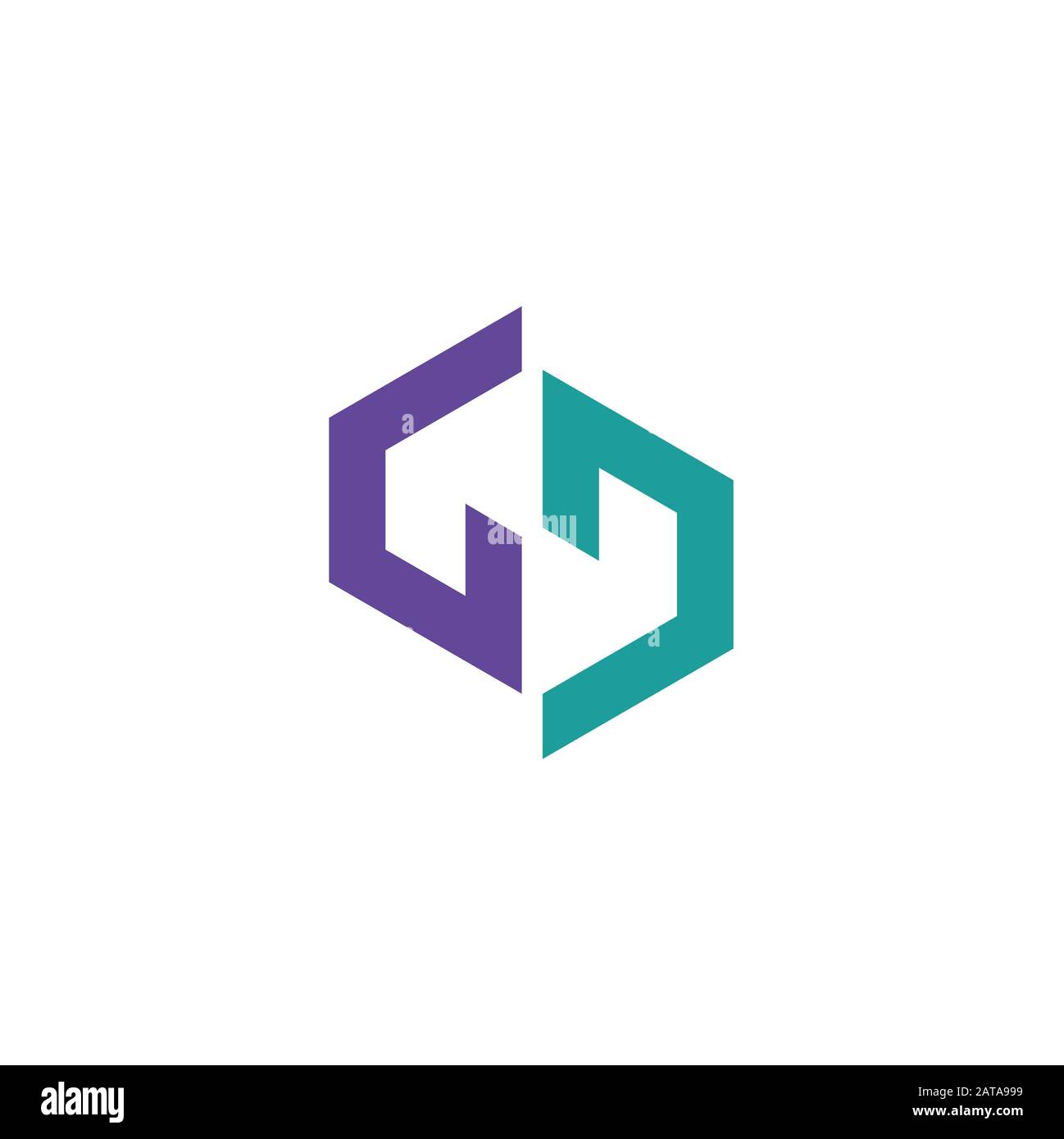 Dg letter logo design Stock Vector Images - Alamy