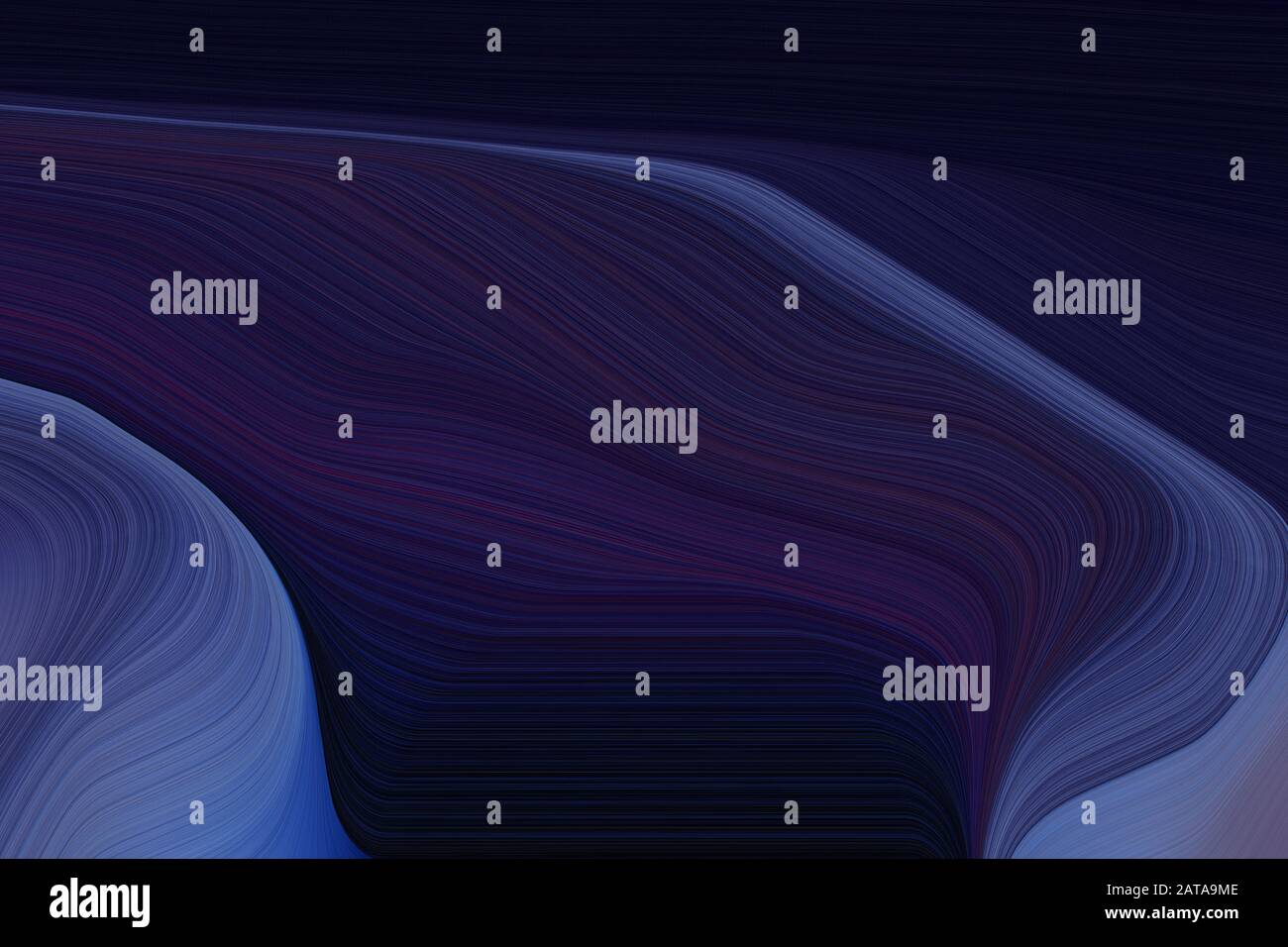 fluid artistic waves with contemporary waves illustration with very ...