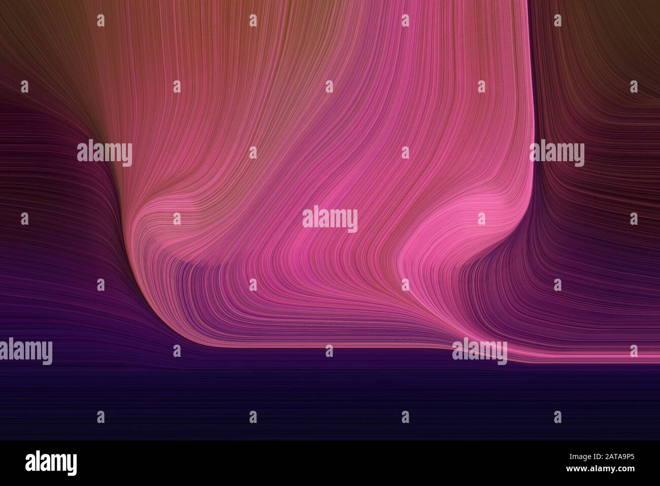 artistic wave lines with curvy background design with very dark pink ...