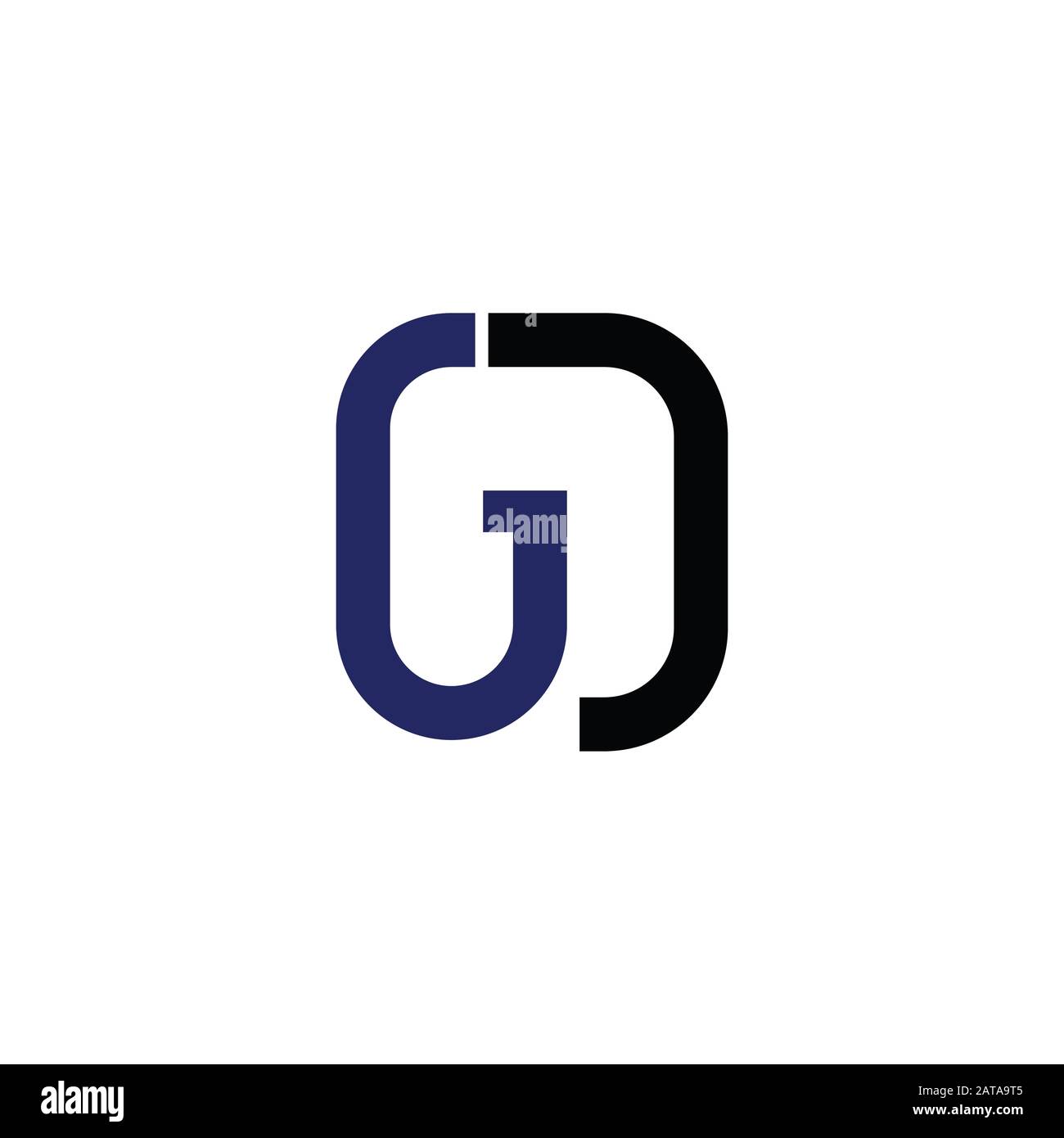 Initial letter gd or dg logo vector design template Stock Vector Image ...