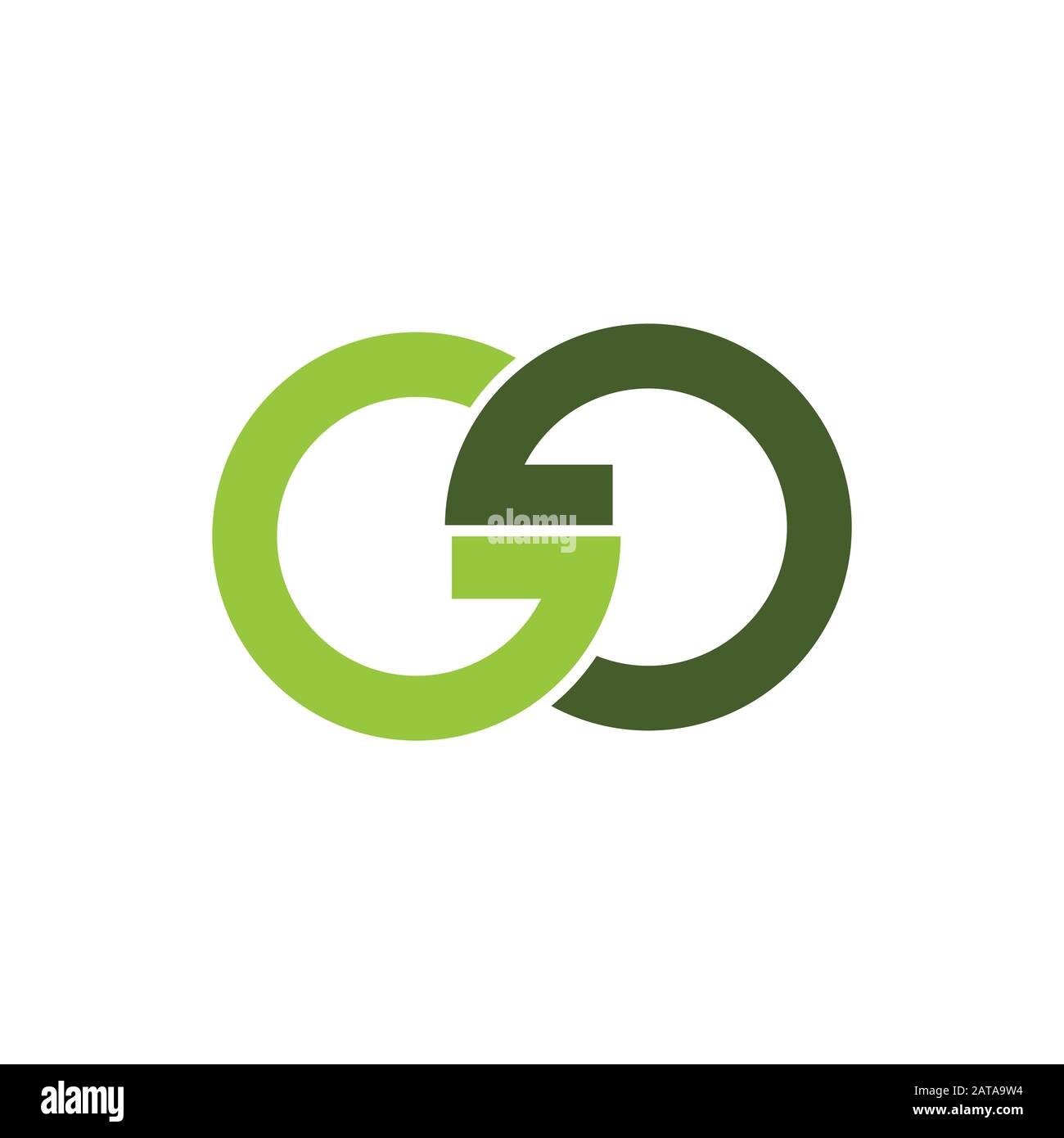 Initial letter gd or dg logo vector design template Stock Vector Image ...