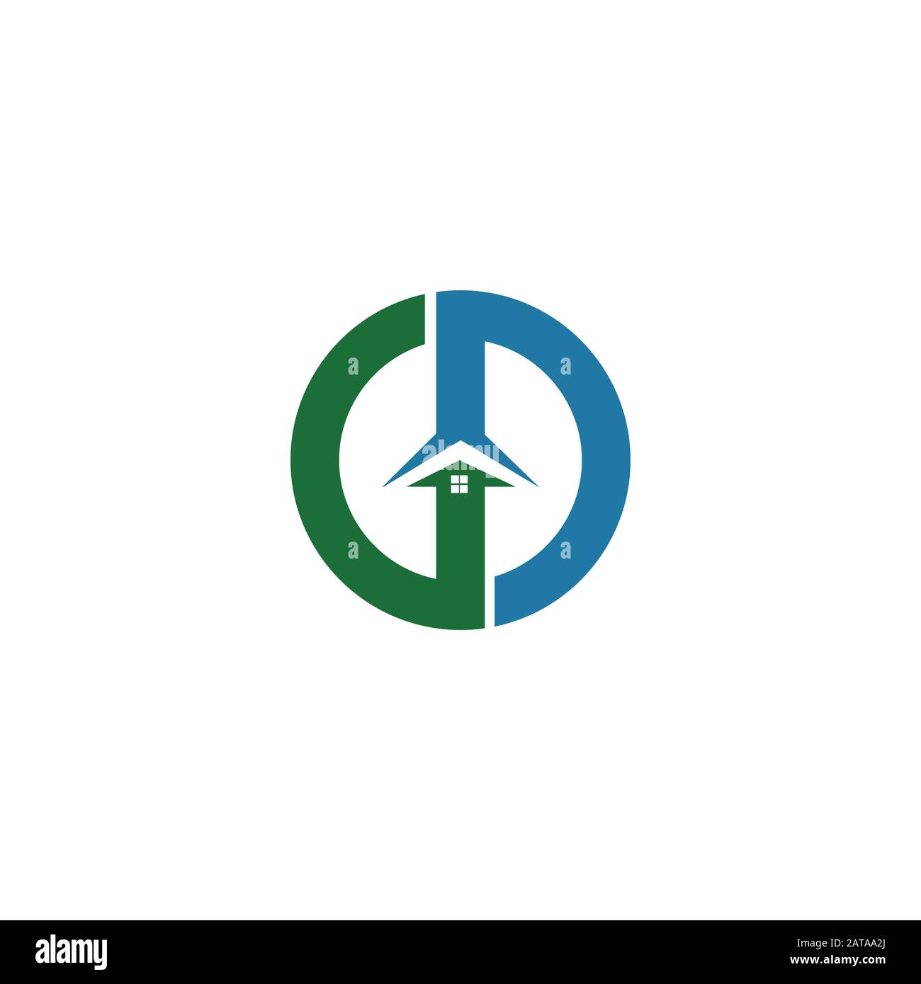 Initial letter gd or dg logo vector design template Stock Vector Image ...