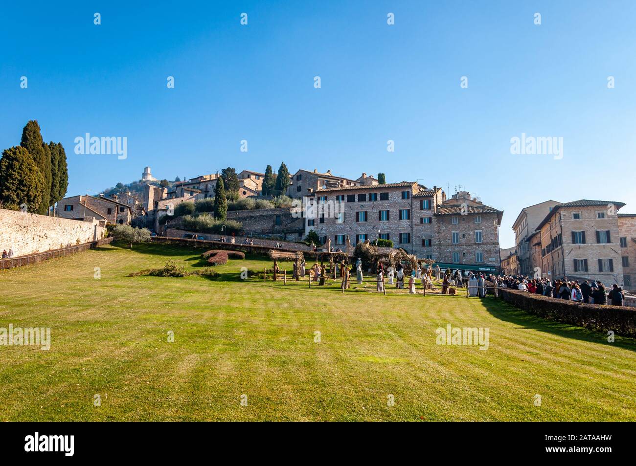 Assisi, the city of peace, Italy. UNESCO World Heritage Site, the ...