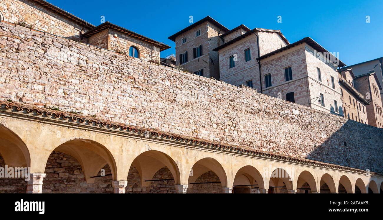 Assisi, the city of peace, Italy. UNESCO World Heritage Site, the ...
