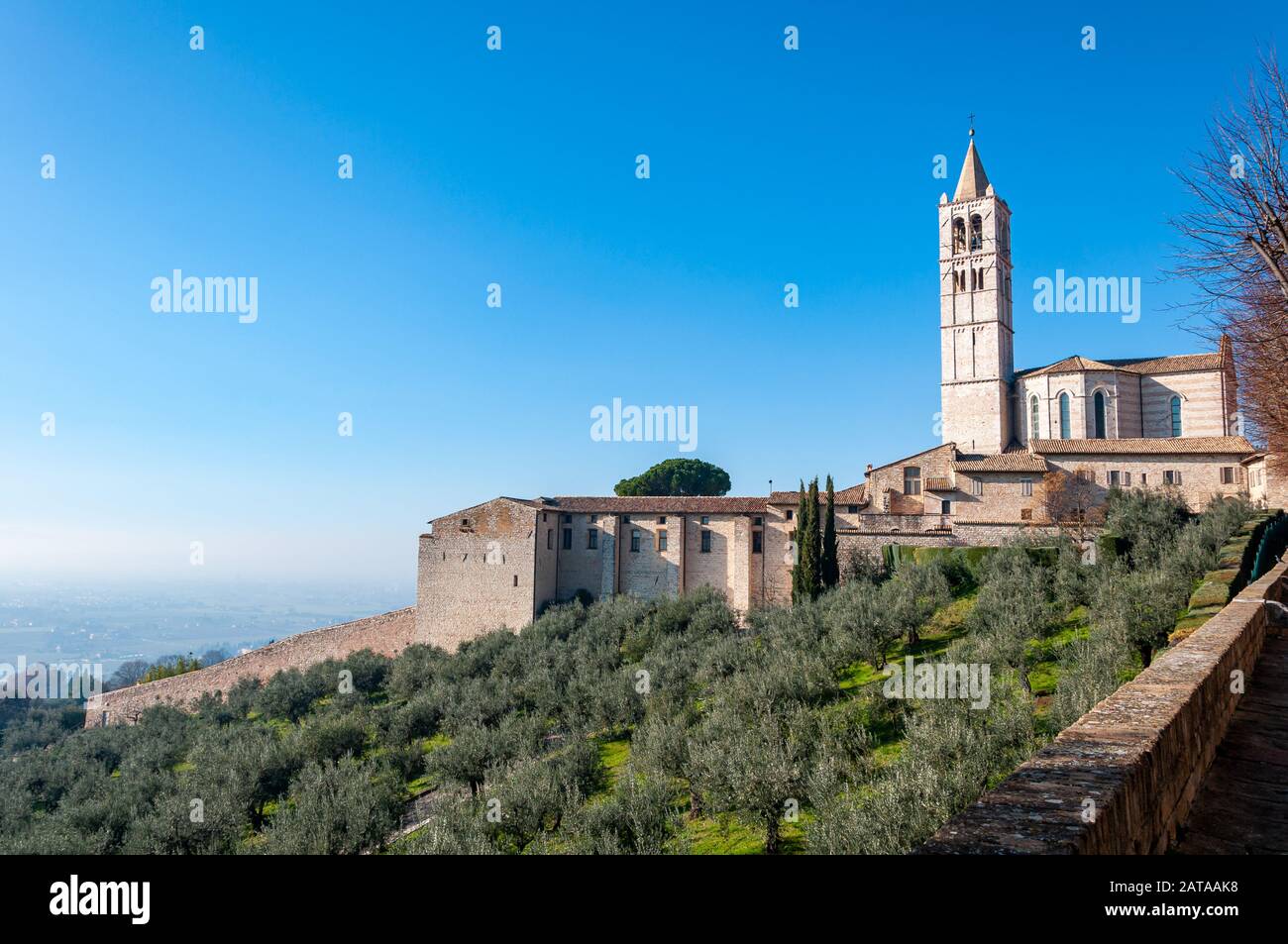 Assisi, the city of peace, Italy. UNESCO World Heritage Site, the ...