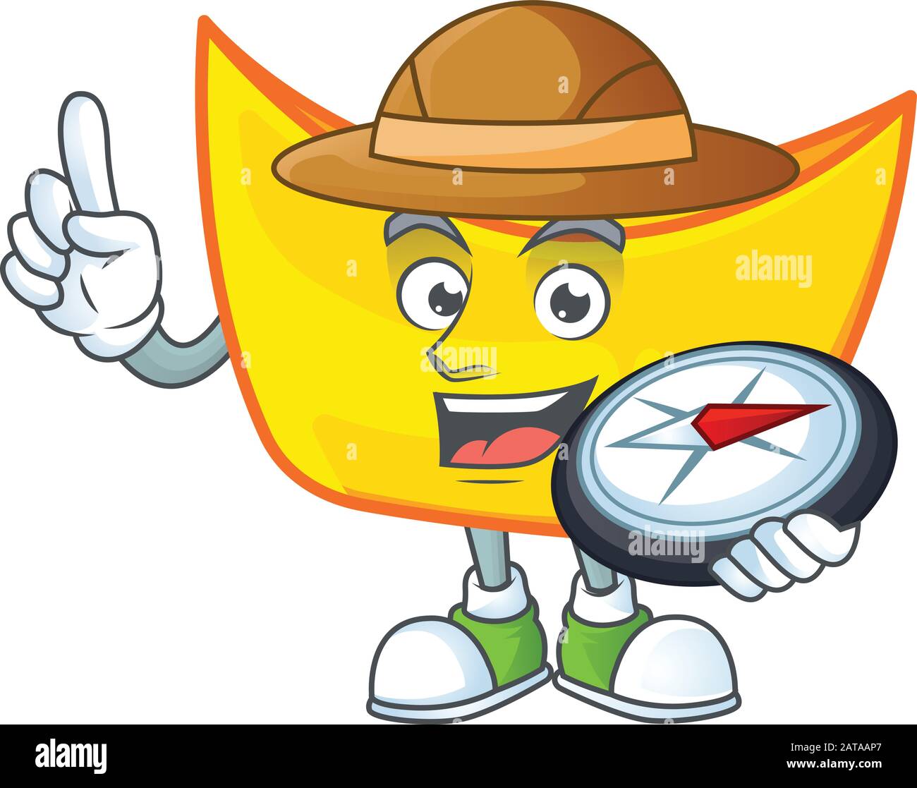 Cartoon Chinese Compass