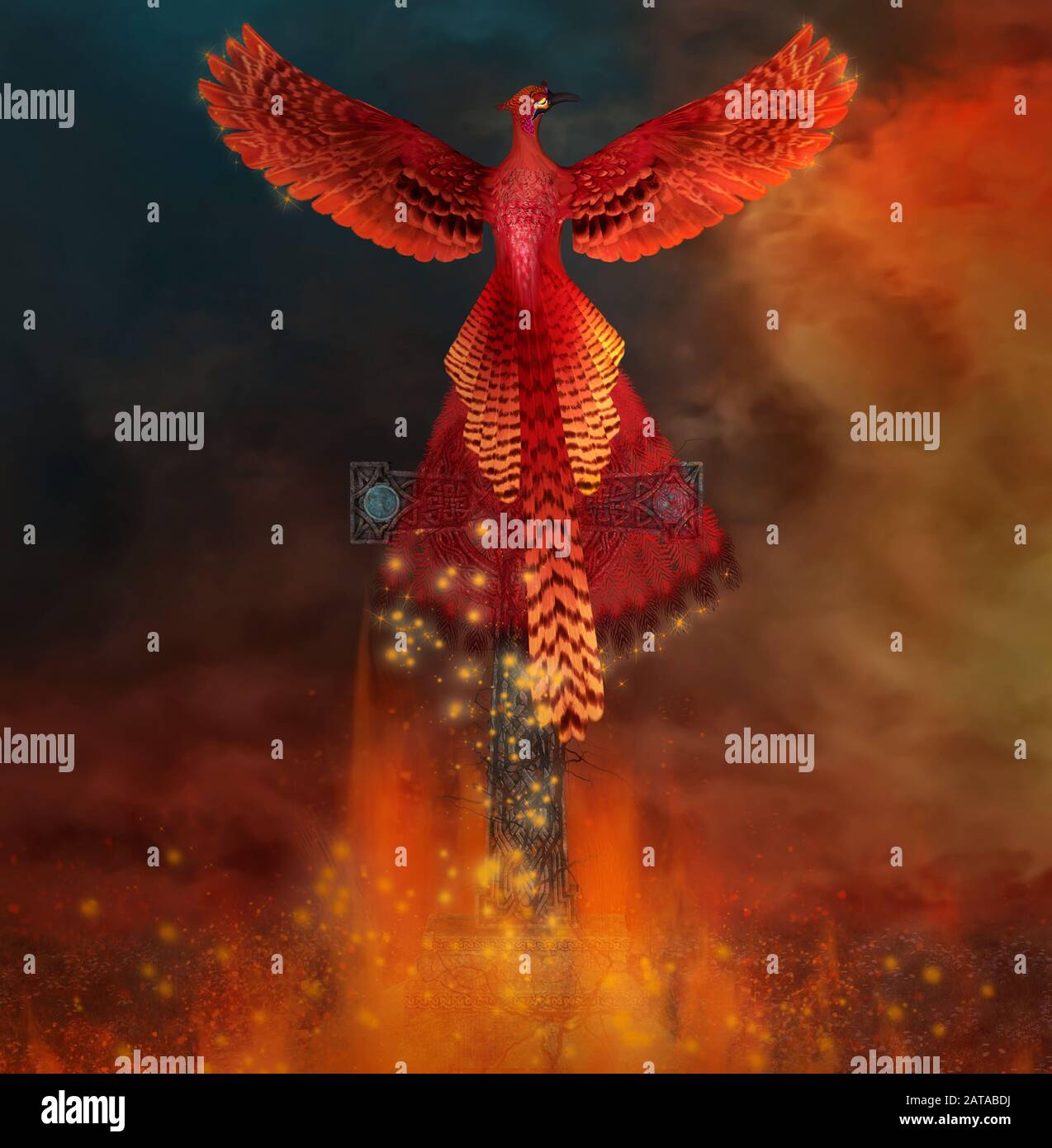 Phoenix bird hi-res stock photography and images - Alamy