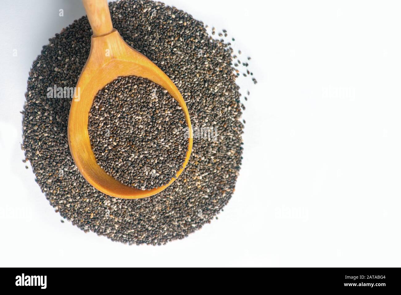 Chia seeds. Chia word made from chia seeds. Сhia seeds isolated on ...