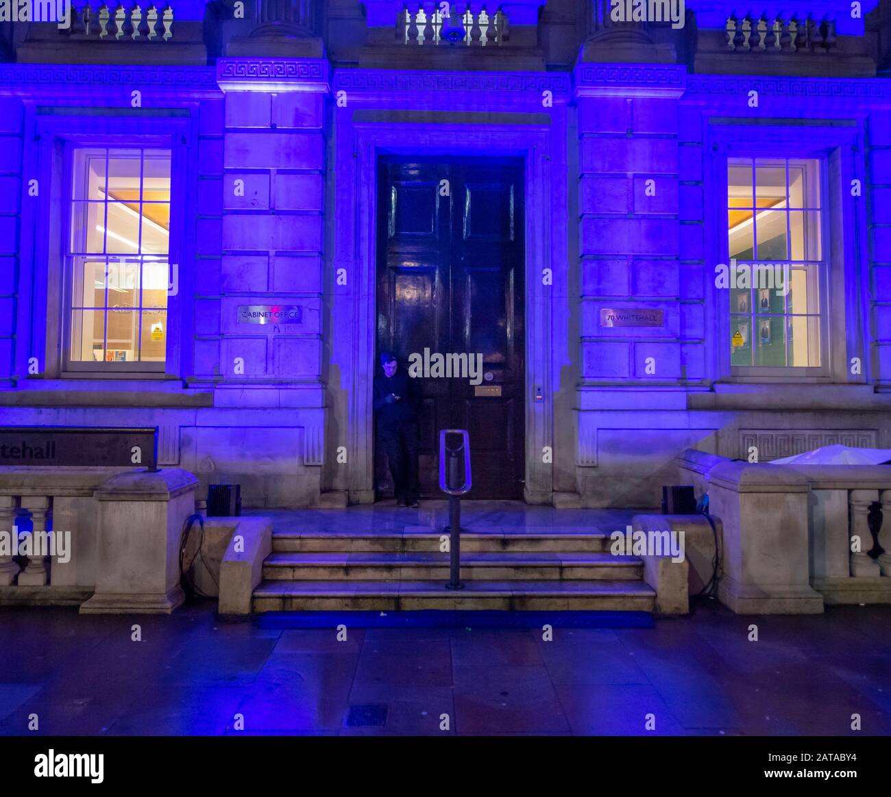 Whitehall, London, UK. 31st January 2020. Government buildings in ...