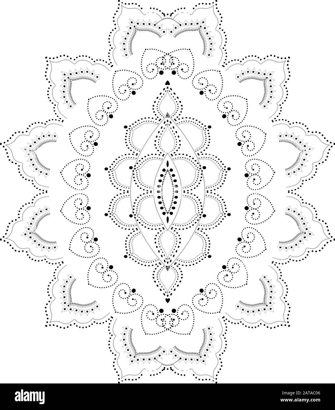 Kolam dots alpona design hi-res stock photography and images - Alamy