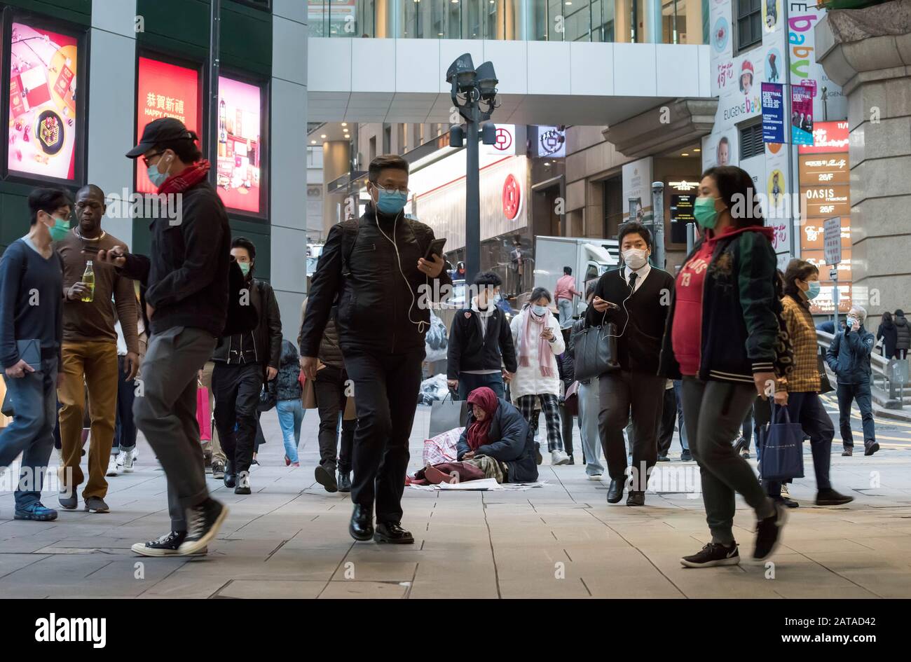 Poverty and homeless people in Hong Kong, China Stock Photo - Alamy