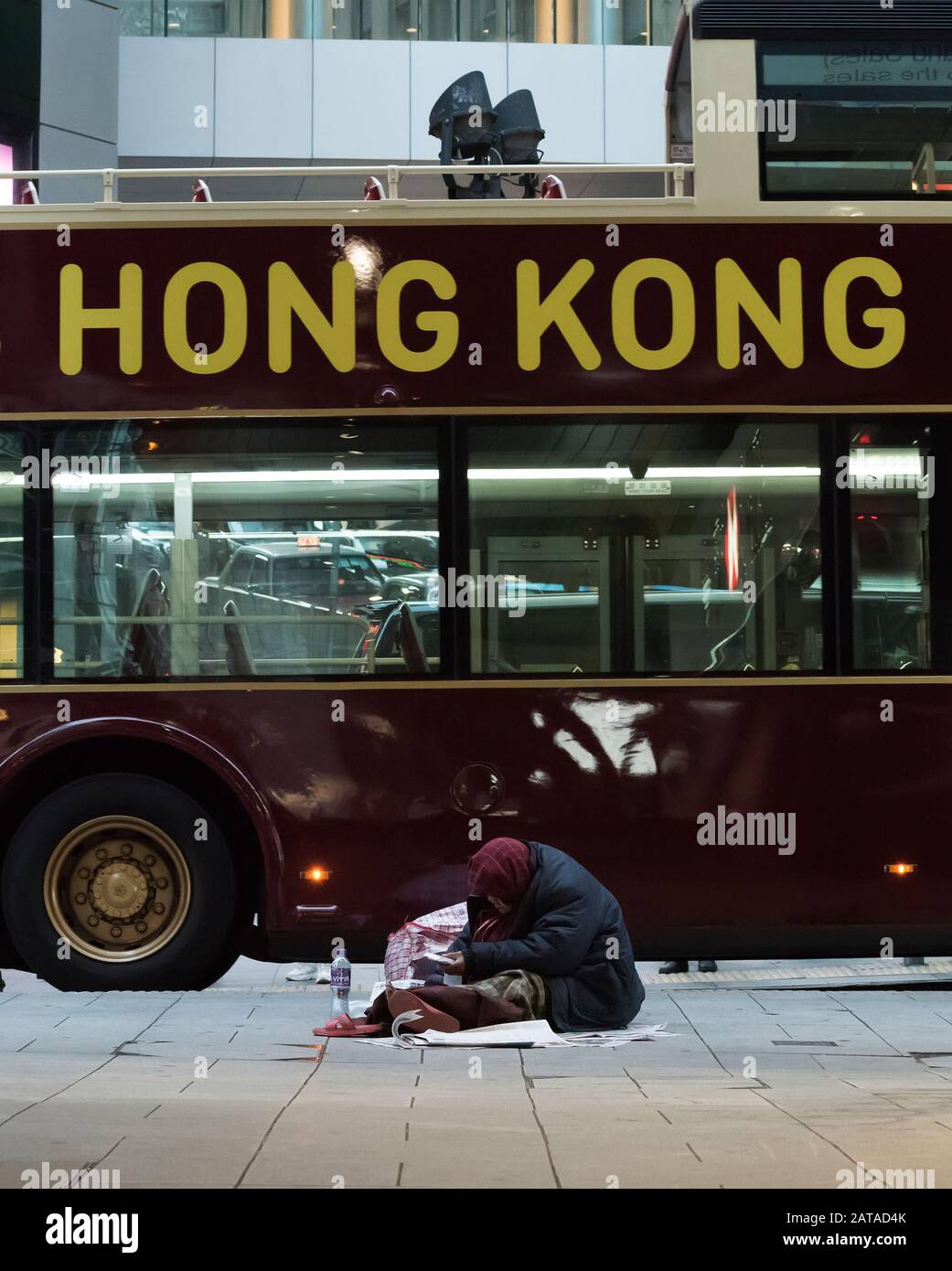 Poverty and homeless people in Hong Kong, China Stock Photo - Alamy
