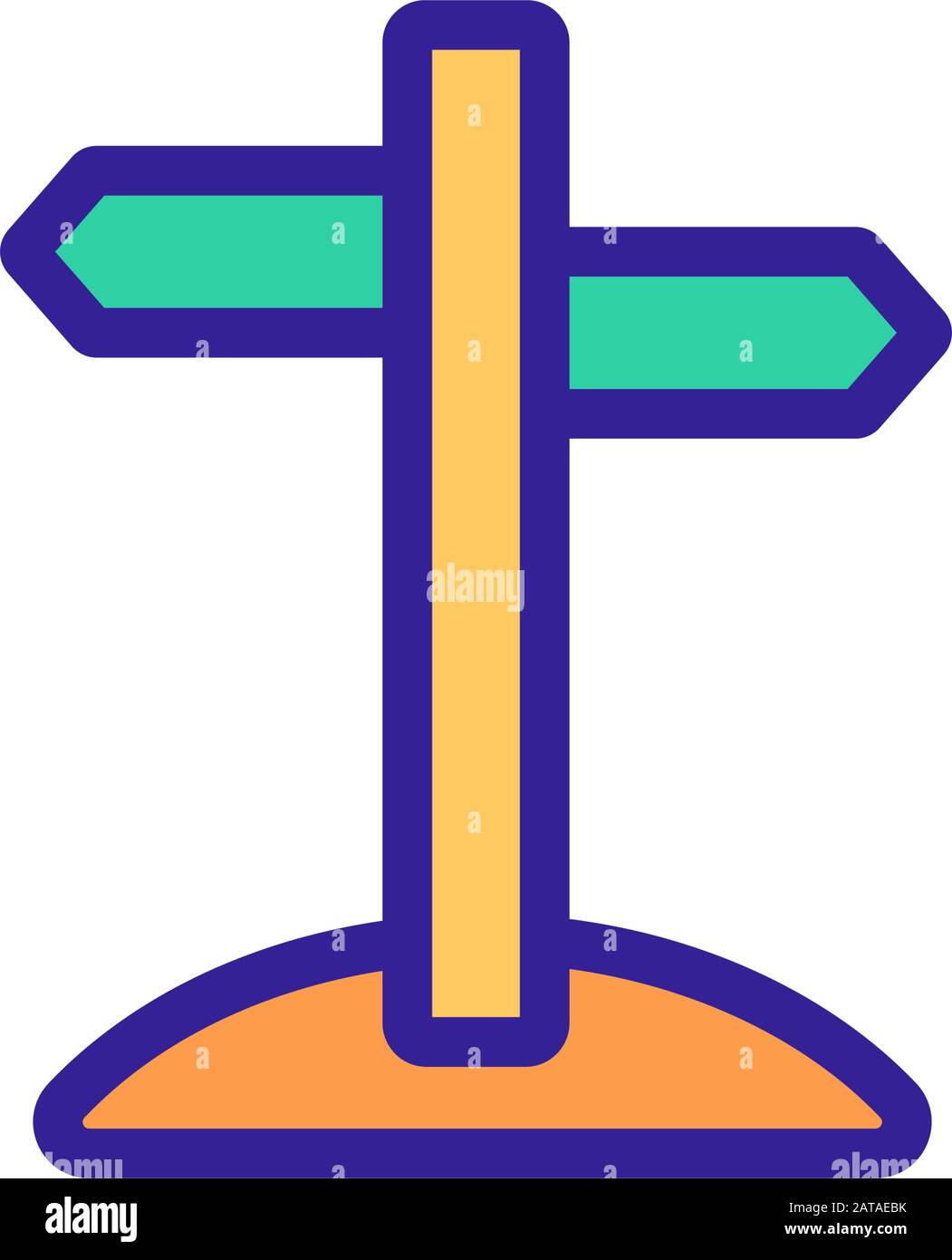 Random road Stock Vector Images - Alamy