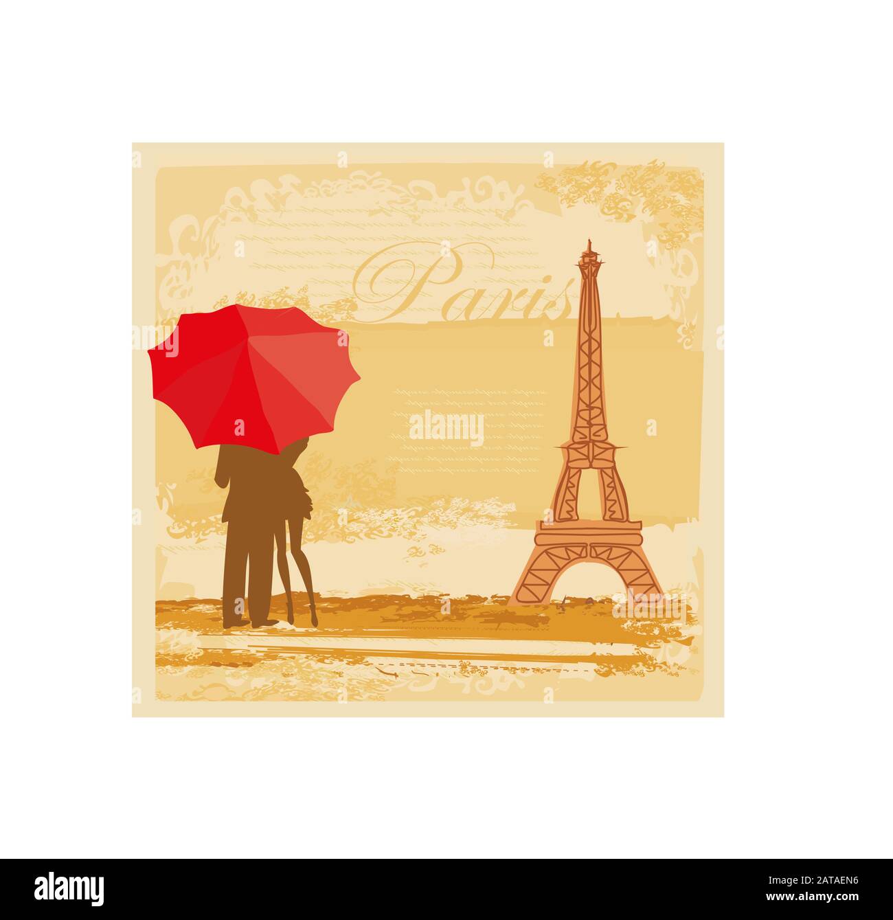 Paris by walk Stock Vector Images - Alamy