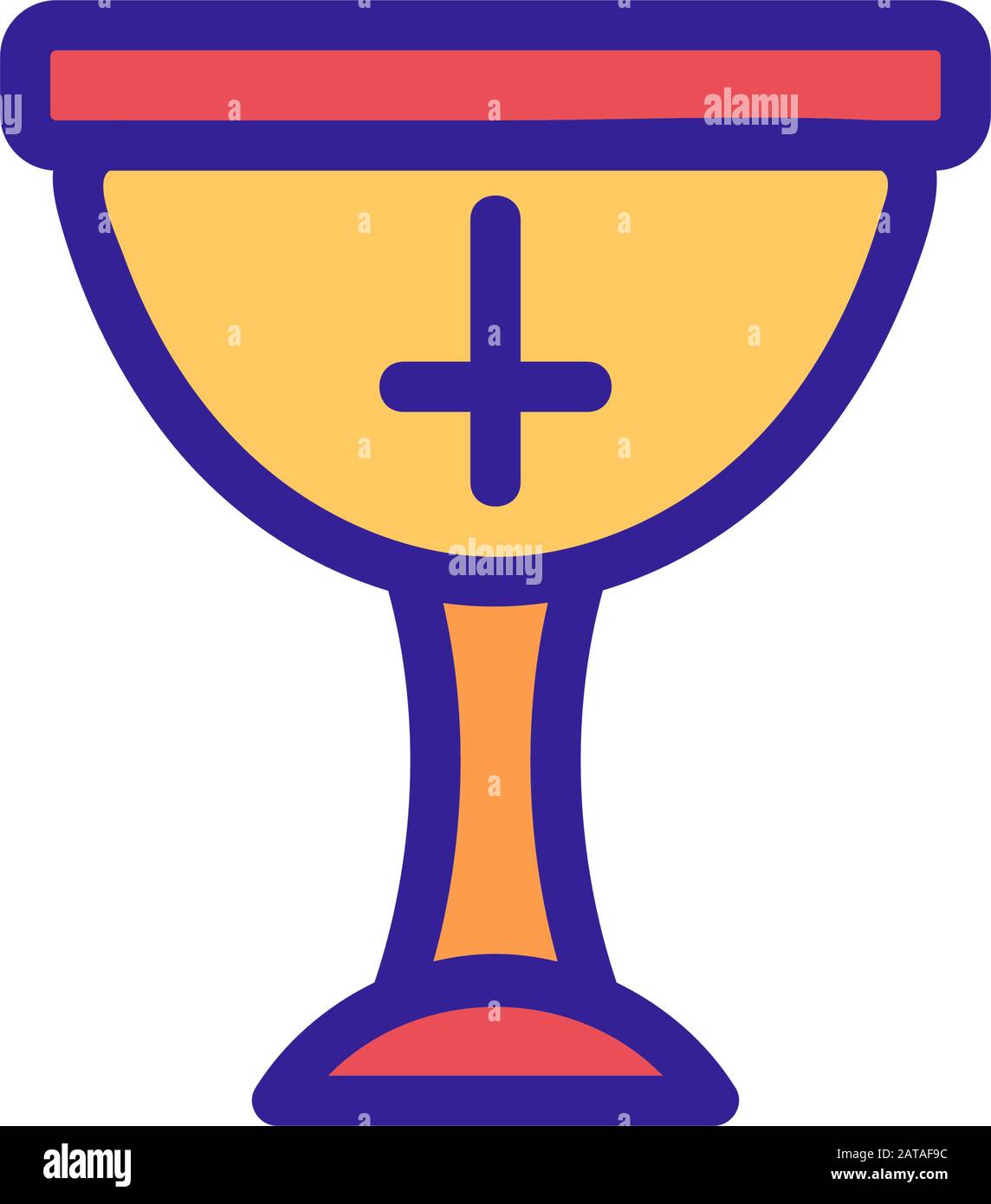 magic bowl icon vector. Isolated contour symbol illustration Stock ...