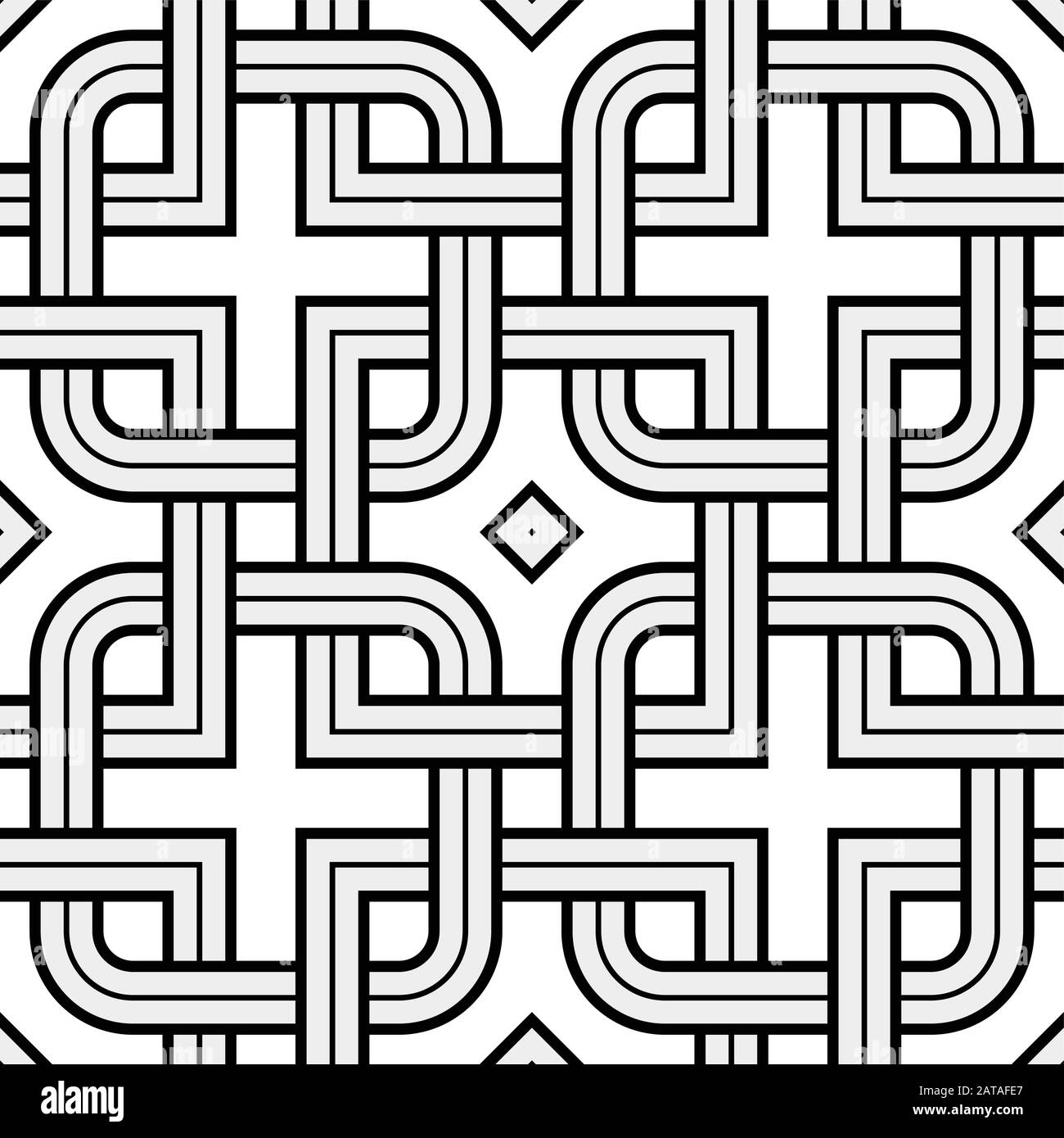 Vector Illustration of a Viking Nordic Seamless Pattern - mystic ...