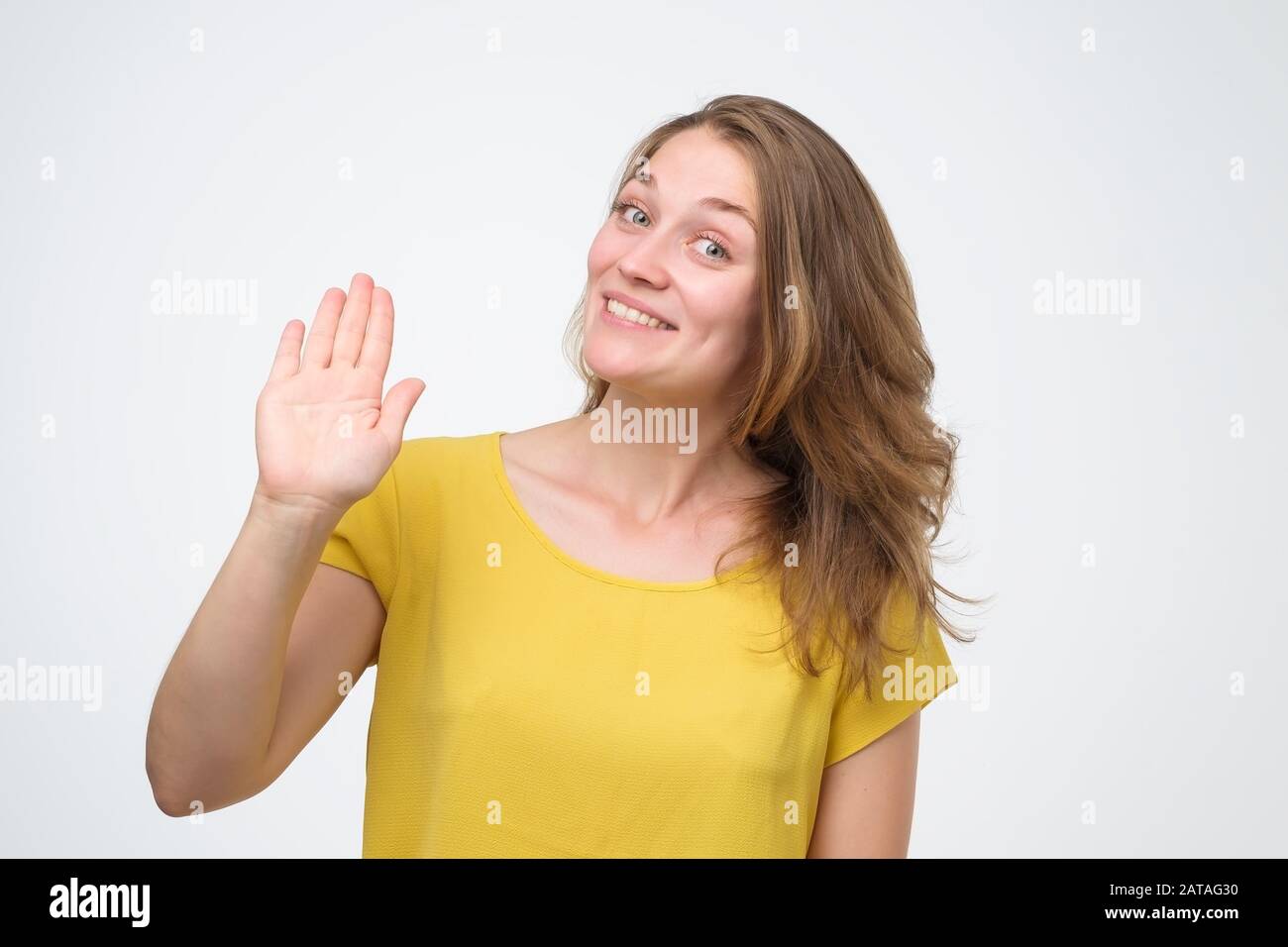Greeting grin hi-res stock photography and images - Alamy