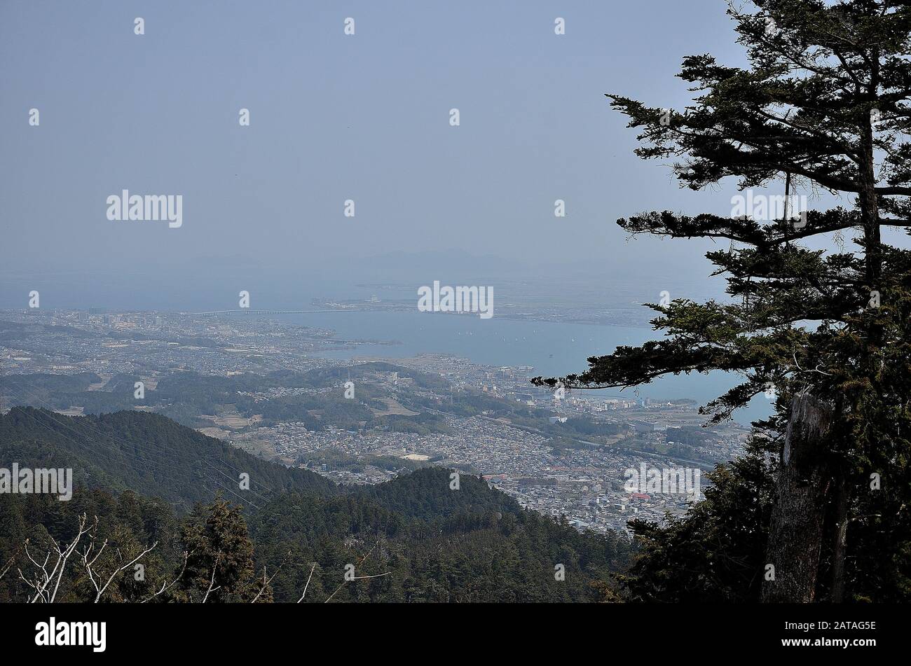 View of Lake Biwako, the largest lake in Japan Stock Photo - Alamy