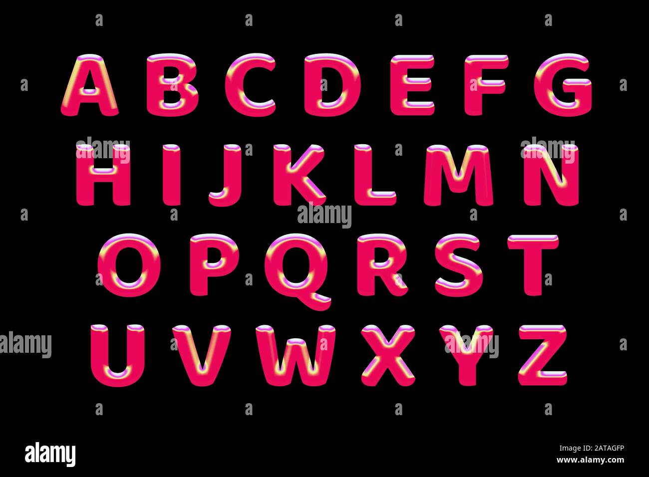 Typographic alphabet hi-res stock photography and images - Alamy