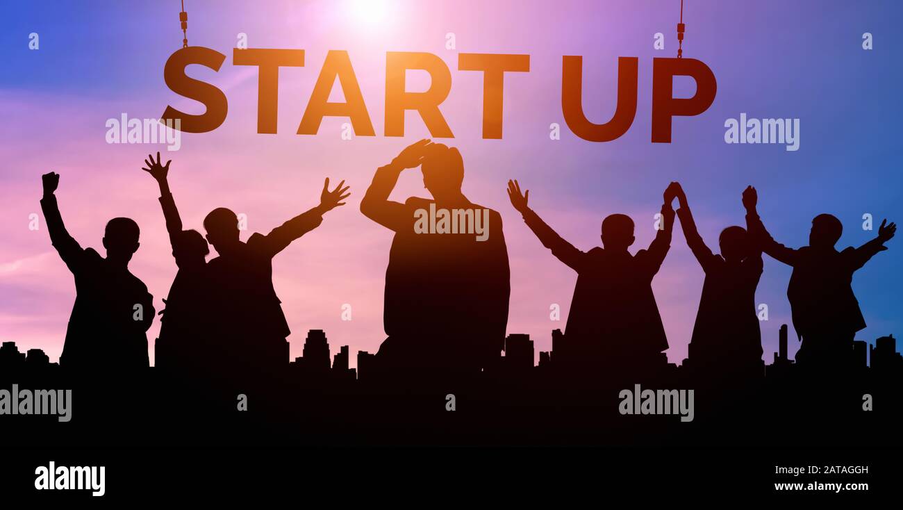 Start Up Business of Creative People Concept - Modern graphic interface ...