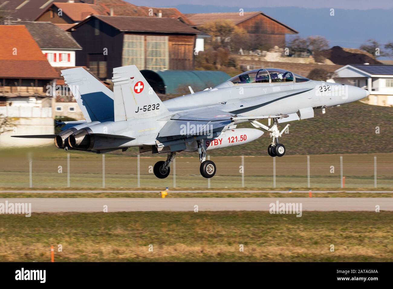 Swiss air force fa18 hornet hi-res stock photography and images - Alamy