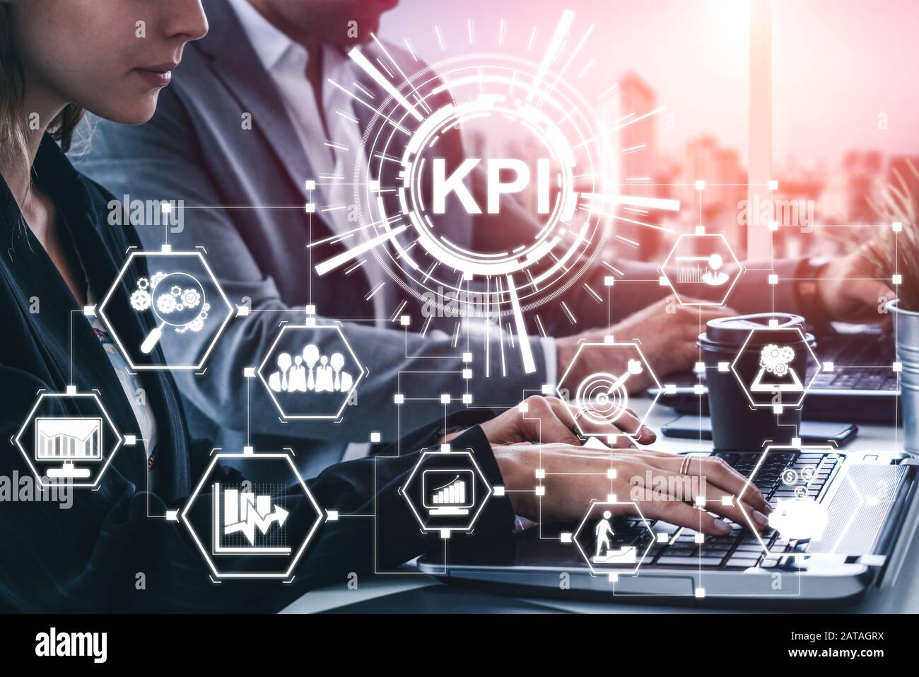 KPI Key Performance Indicator for Business Concept - Modern graphic ...