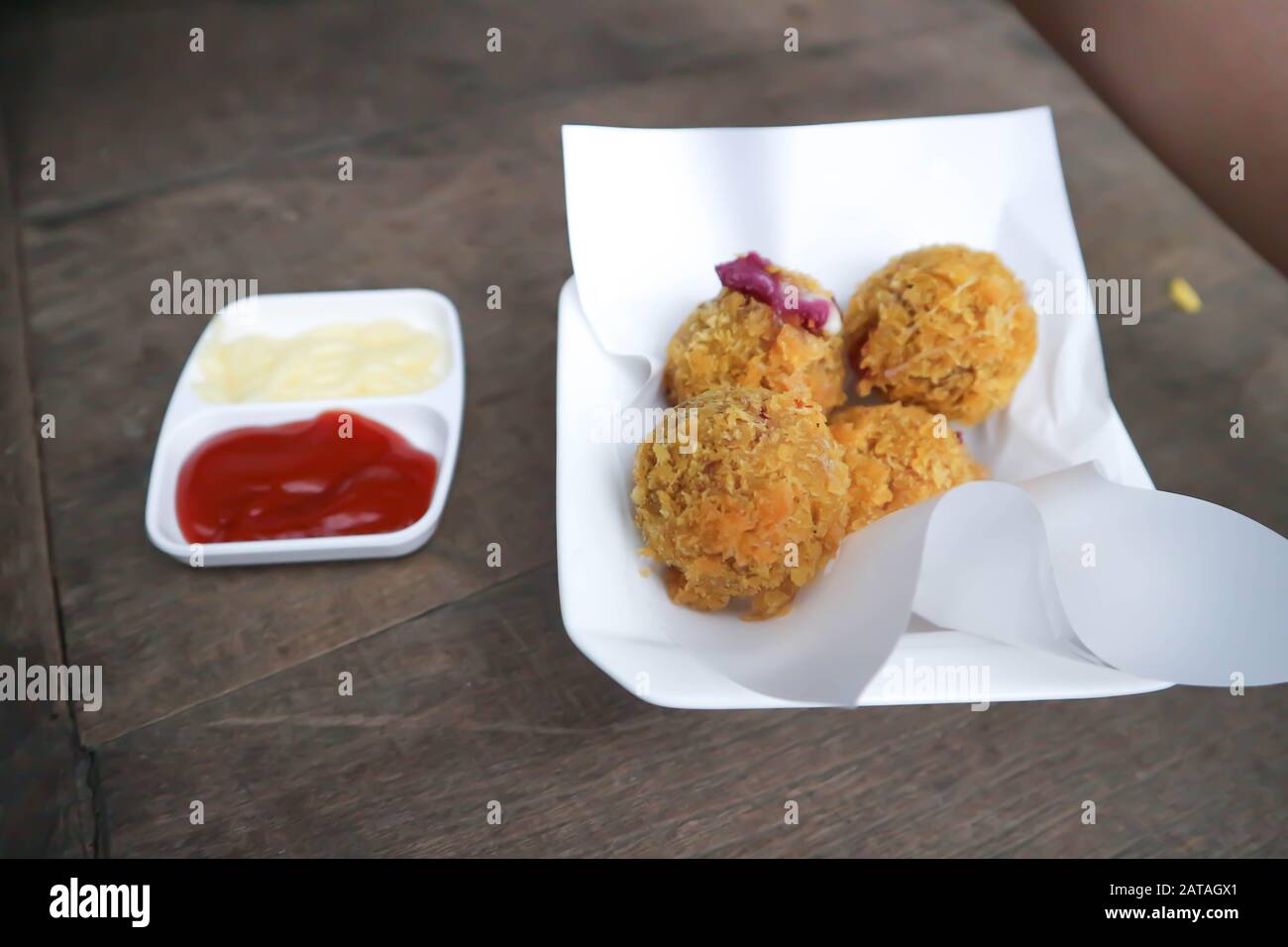 Purple cassava balls hi-res stock photography and images - Alamy