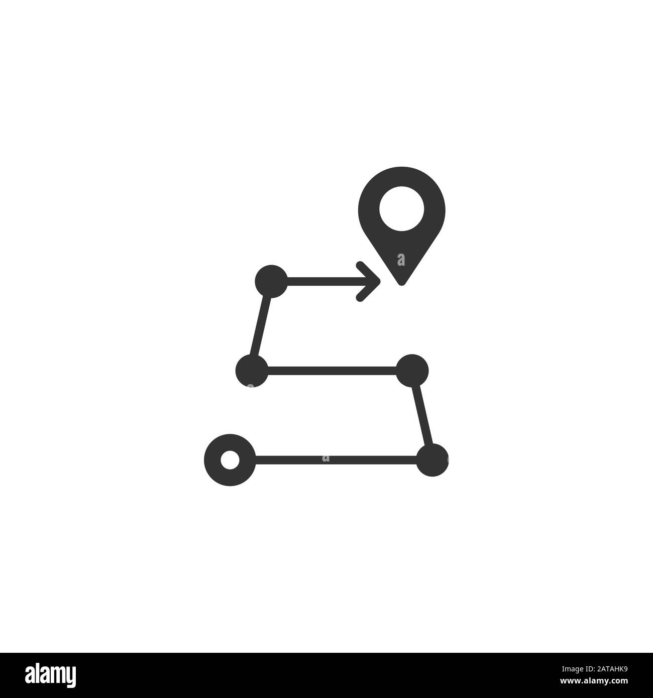 Digital road map Black and White Stock Photos & Images - Alamy