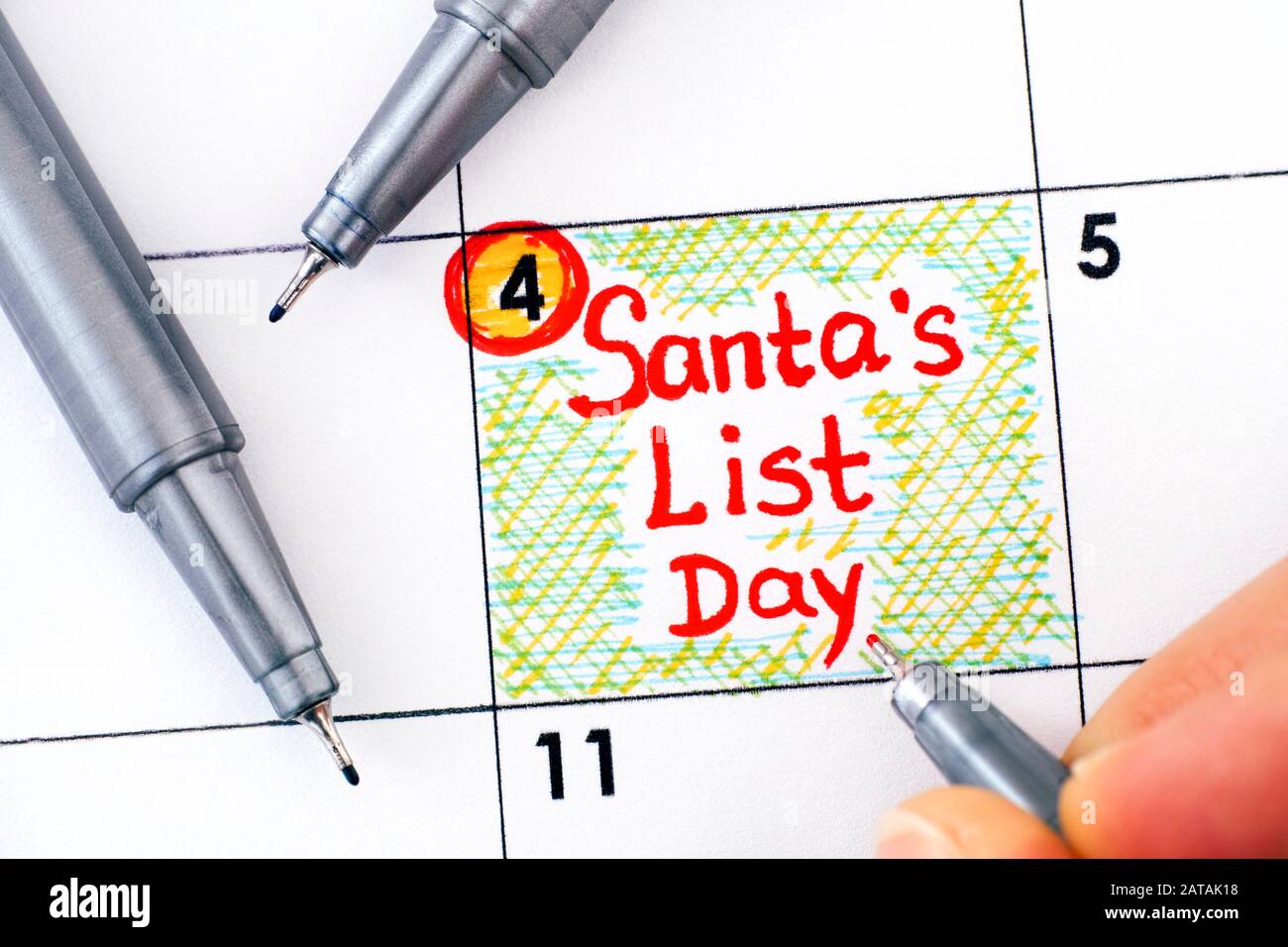 Santa Reminder High Resolution Stock Photography and Images - Alamy