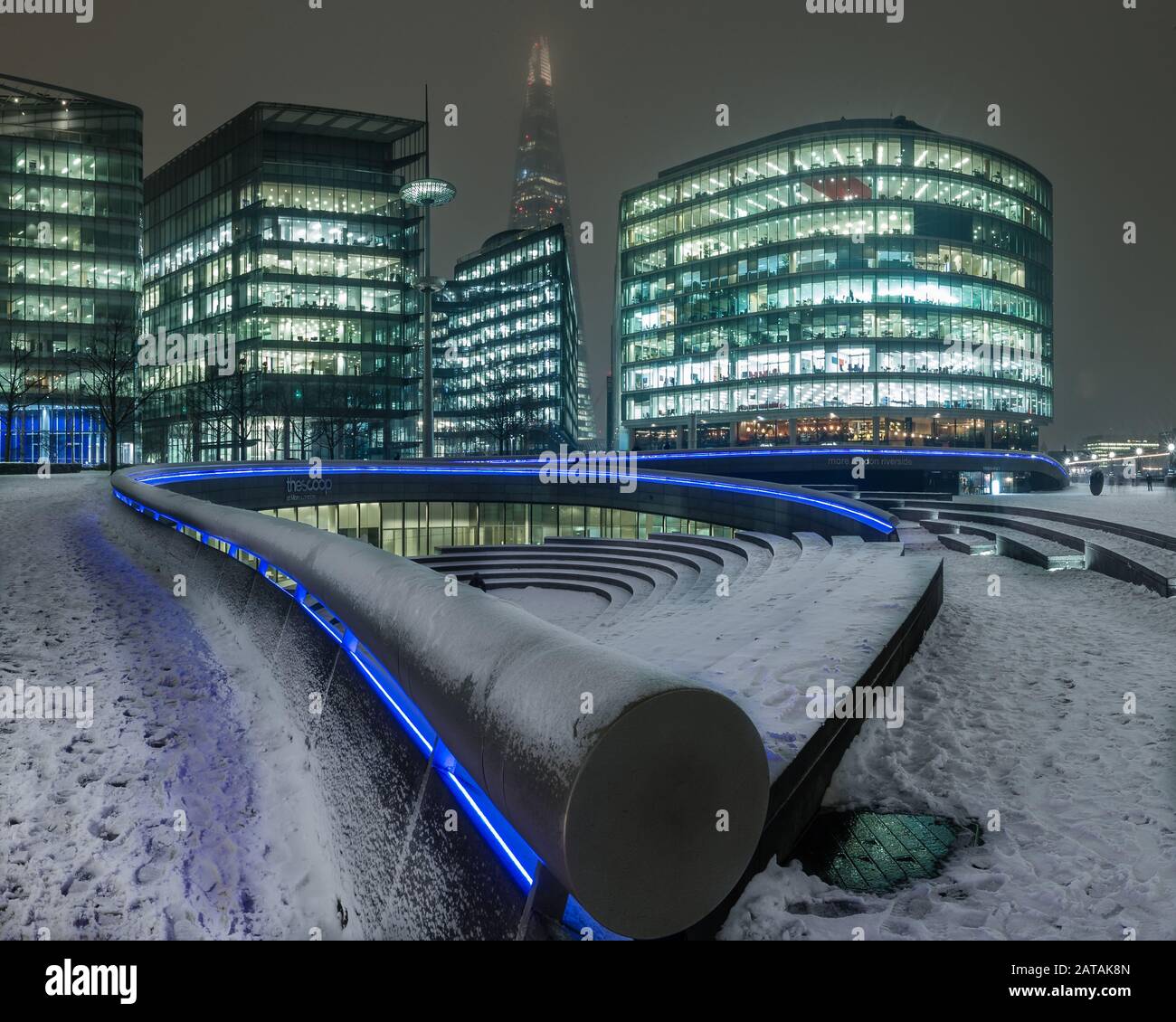 The Beast From The East visits London Stock Photo - Alamy