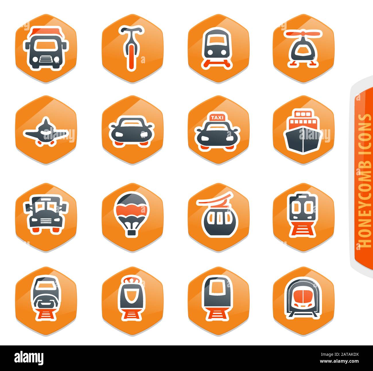 Public transport icons set Stock Vector Image & Art - Alamy