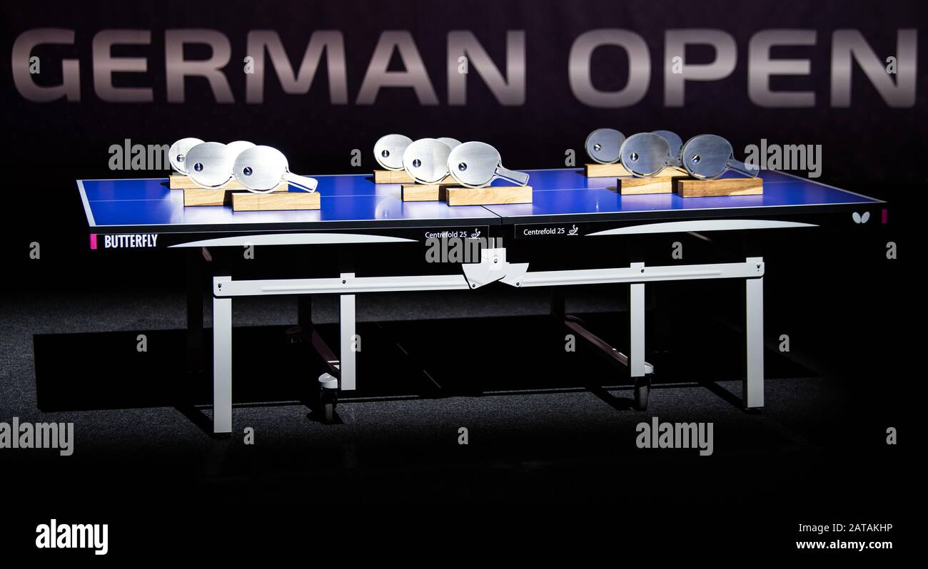 Magdeburg, Germany. 01st Feb, 2020. Table tennis: German Open. The ...