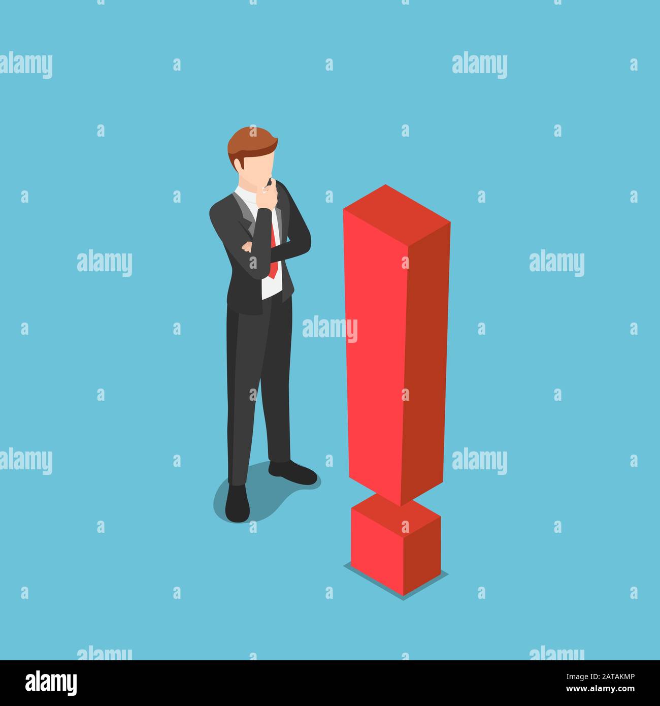 Difficult situation icon Stock Vector Images - Alamy