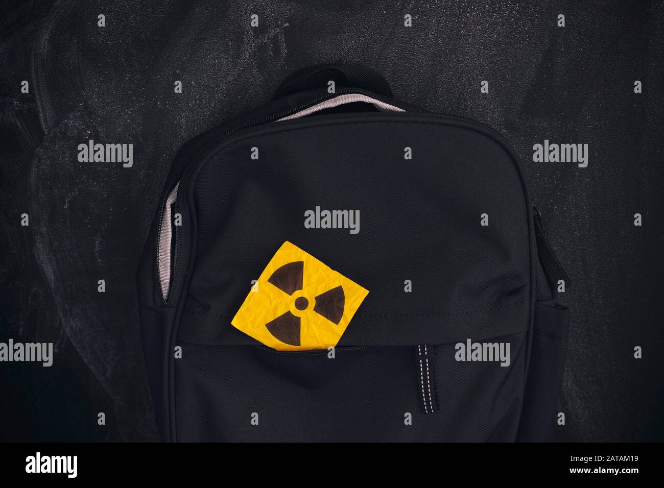 Crumpled warning sign hi-res stock photography and images - Alamy