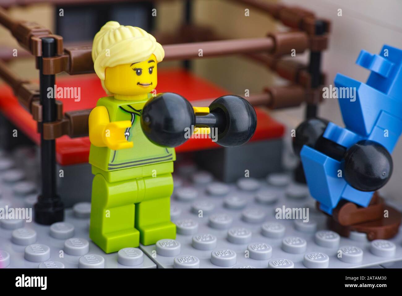 Boxing Arena In Lego