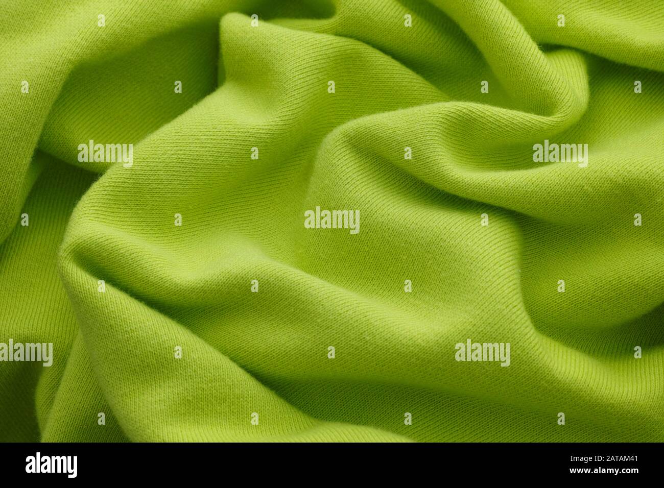 Lime Green Fabric Texture